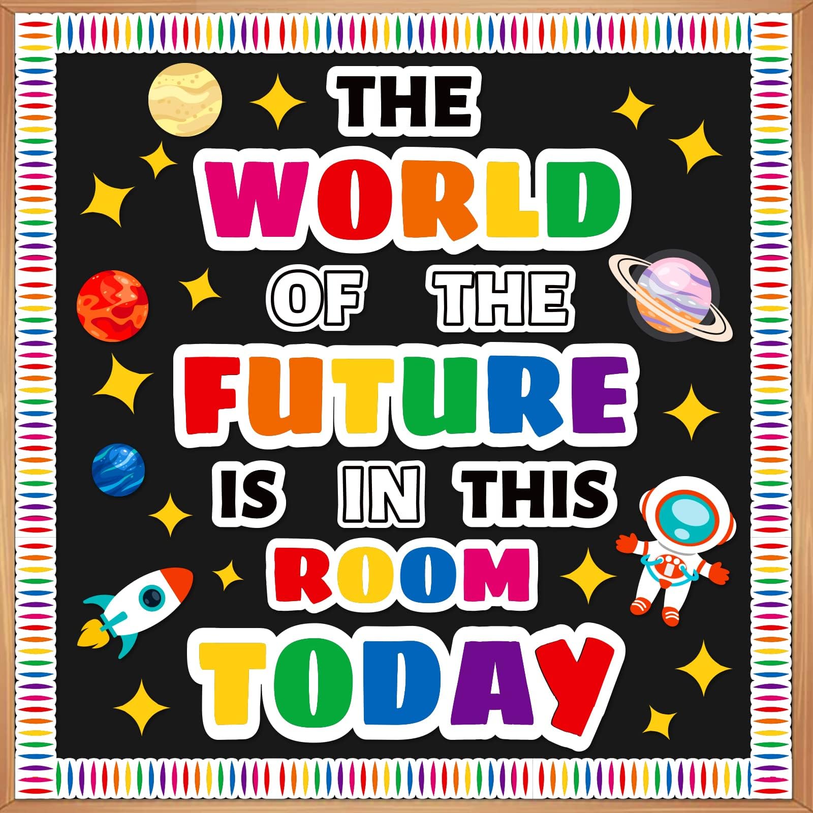 Amazon.com : Word Wall Classroom Bulletin Board Set Classroom Alphabet ...