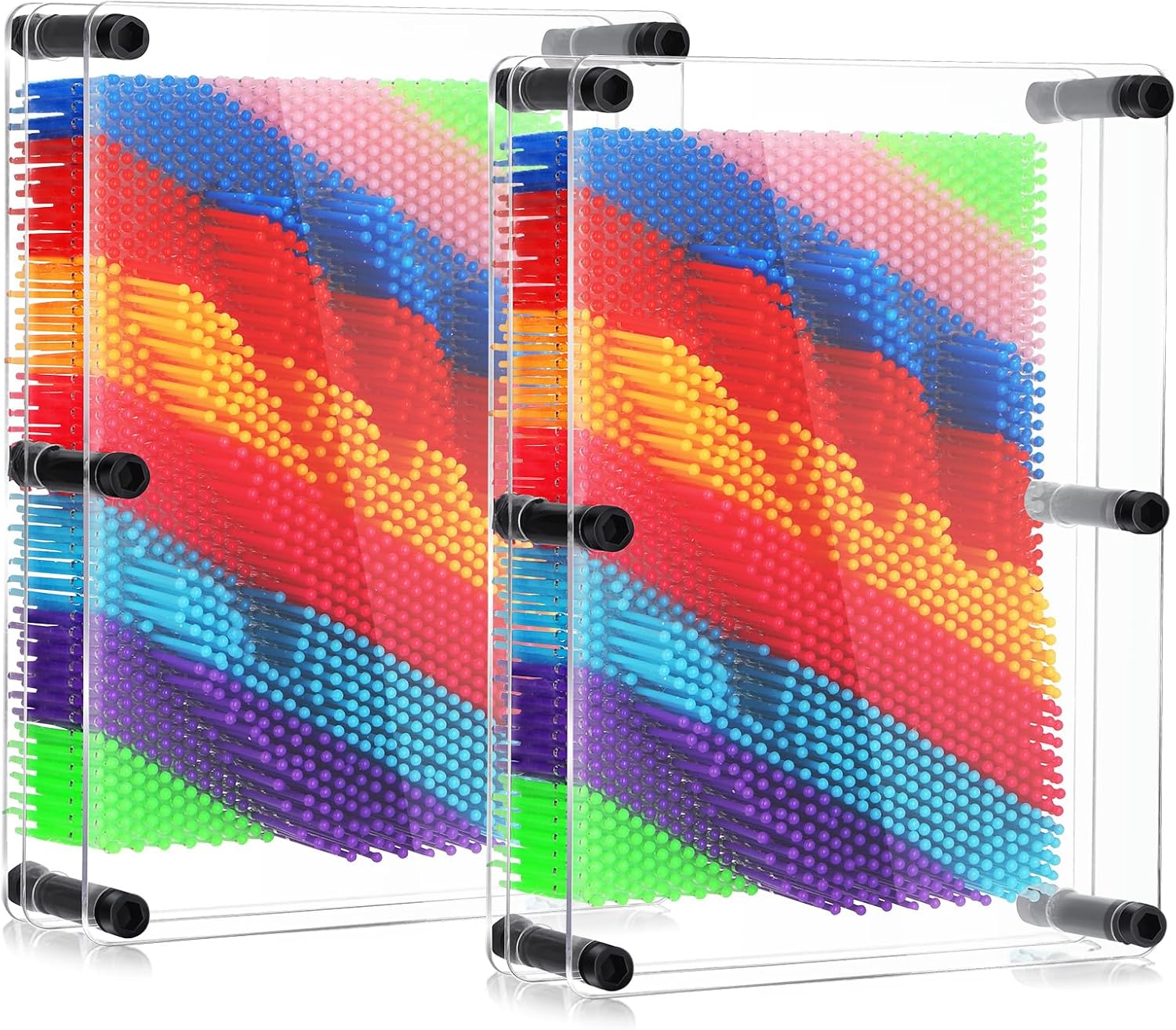 Amazon.com: Jenaai 2 Pack Large 3D Pin Art Toy 8 x 6 Inches Plastic Pin ...