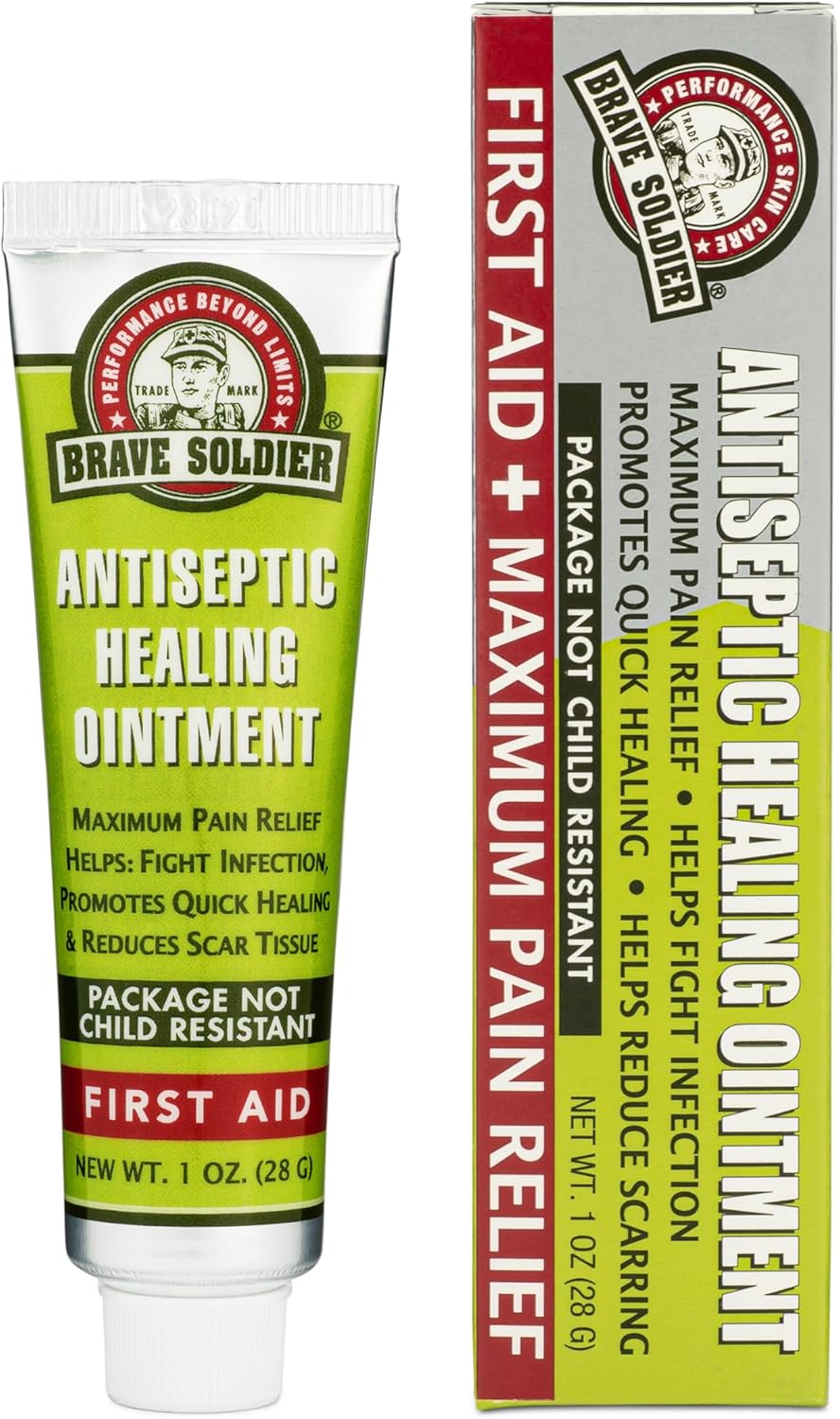 Amazon.com: Brave Soldier Antiseptic Healing Ointment – Fast-Acting ...