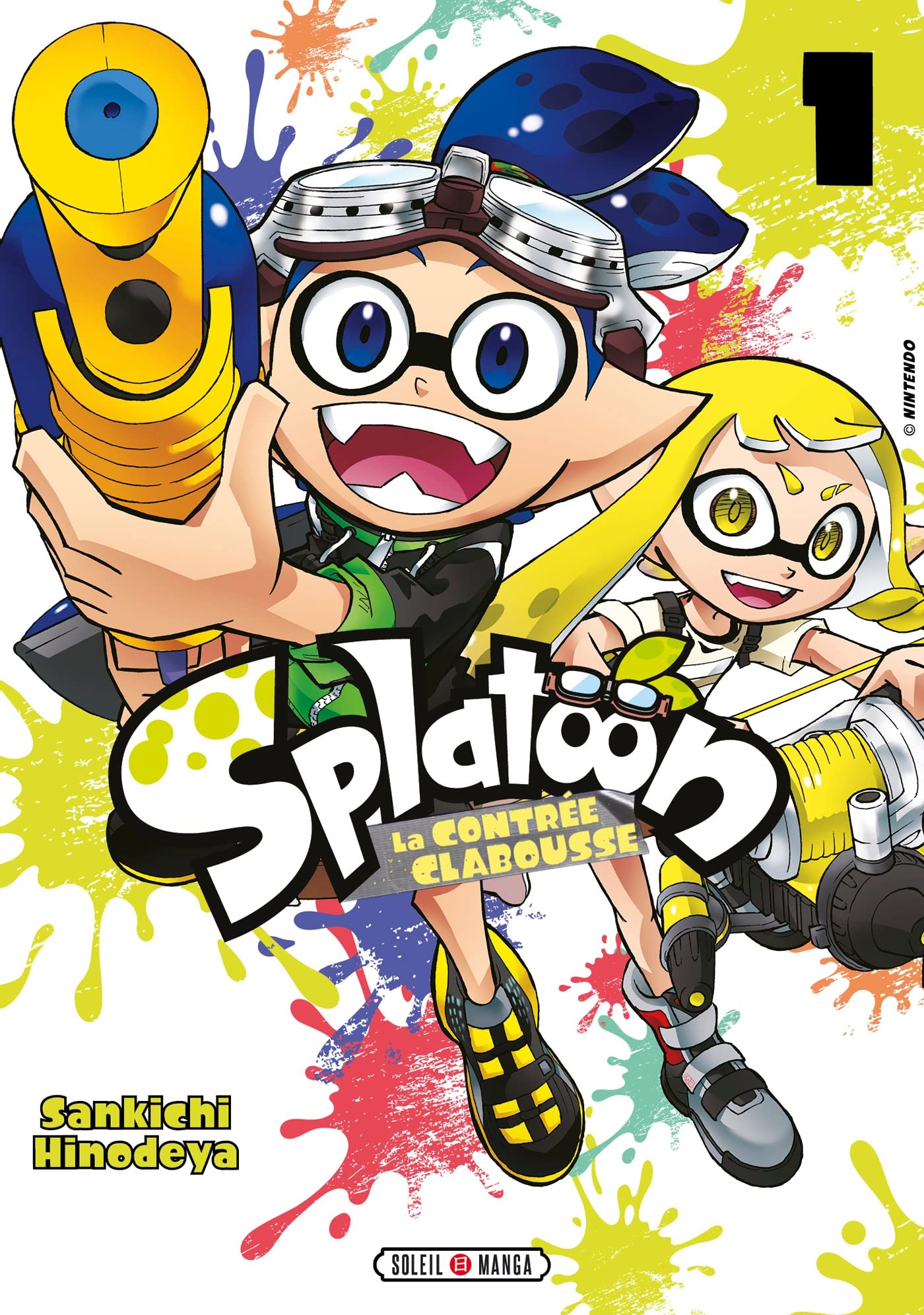 Amazon.com: Splatoon - La Contrée Clabousse T01: 9782302101326 ...