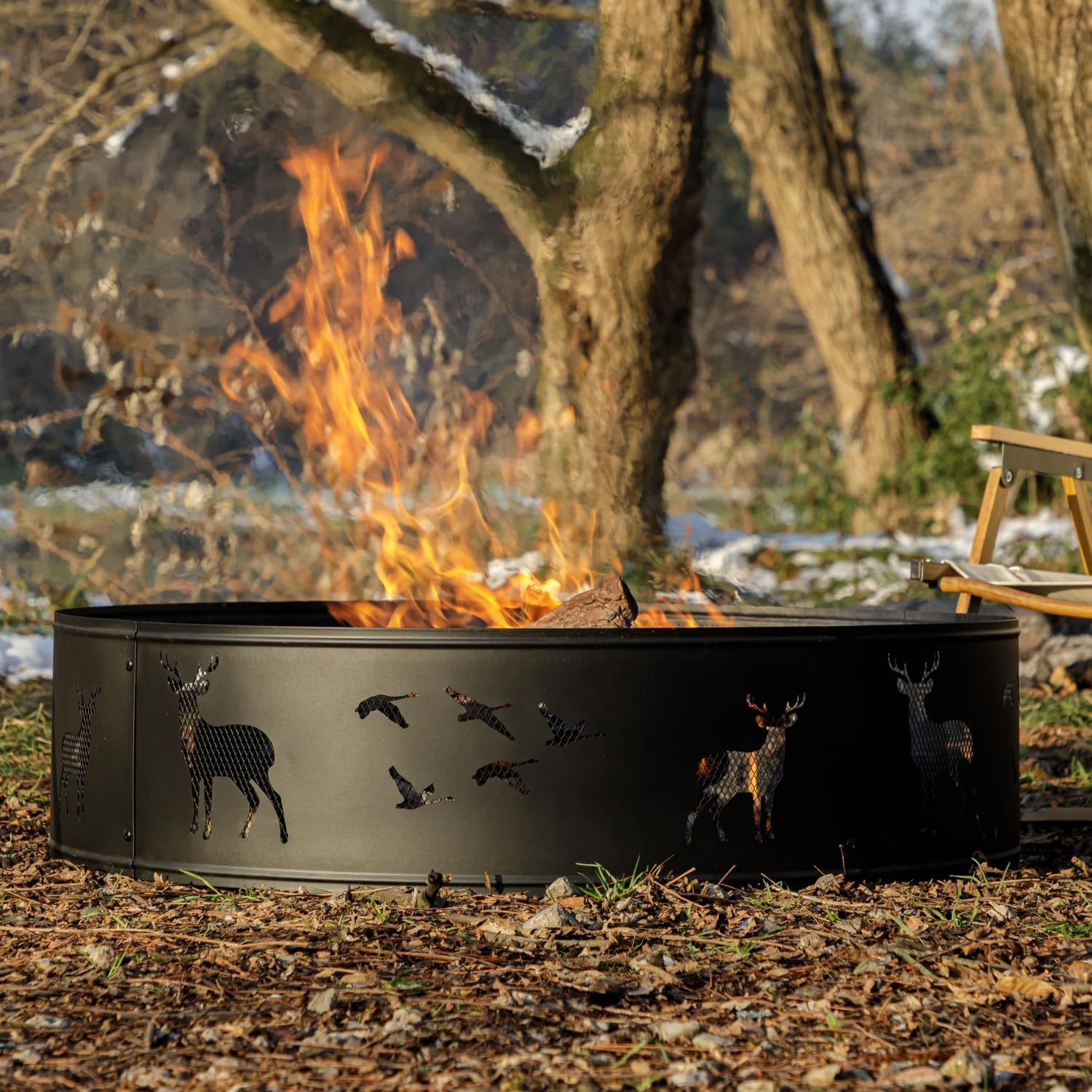 Amazon.com: Heavy Duty Moose Fire Ring 16" High : Patio, Lawn & Garden