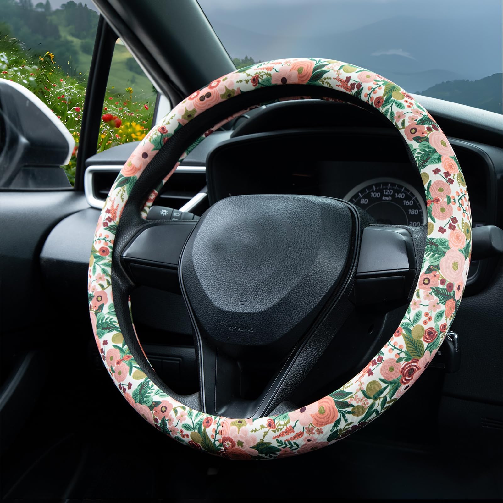 Amazon.com: MYUOOT Steering Wheel Cover, Steering Wheel Protector ...