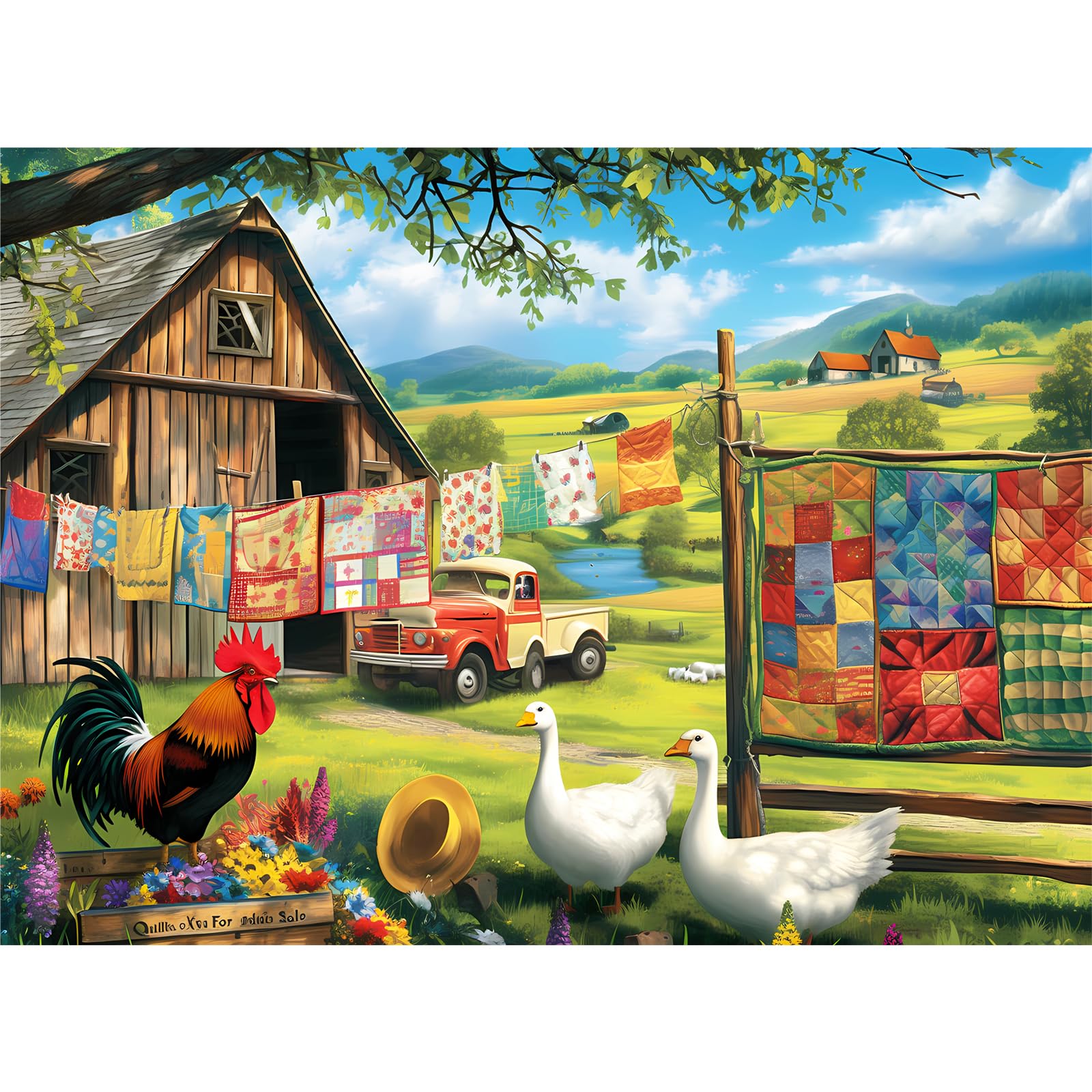 Amazon.com: 500 Pieces Puzzles for Adult Jigsaw Puzzle 500 Piece Puzzle ...