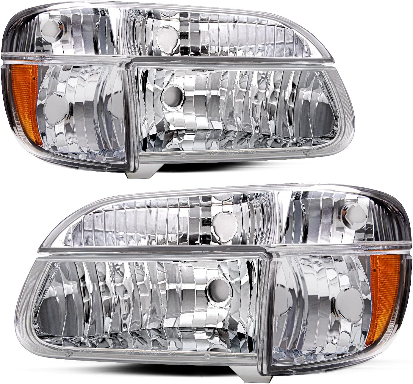 Amazon.com: JSBOYAT Headlight Assembly Replacement for 1995-2001 Ford ...