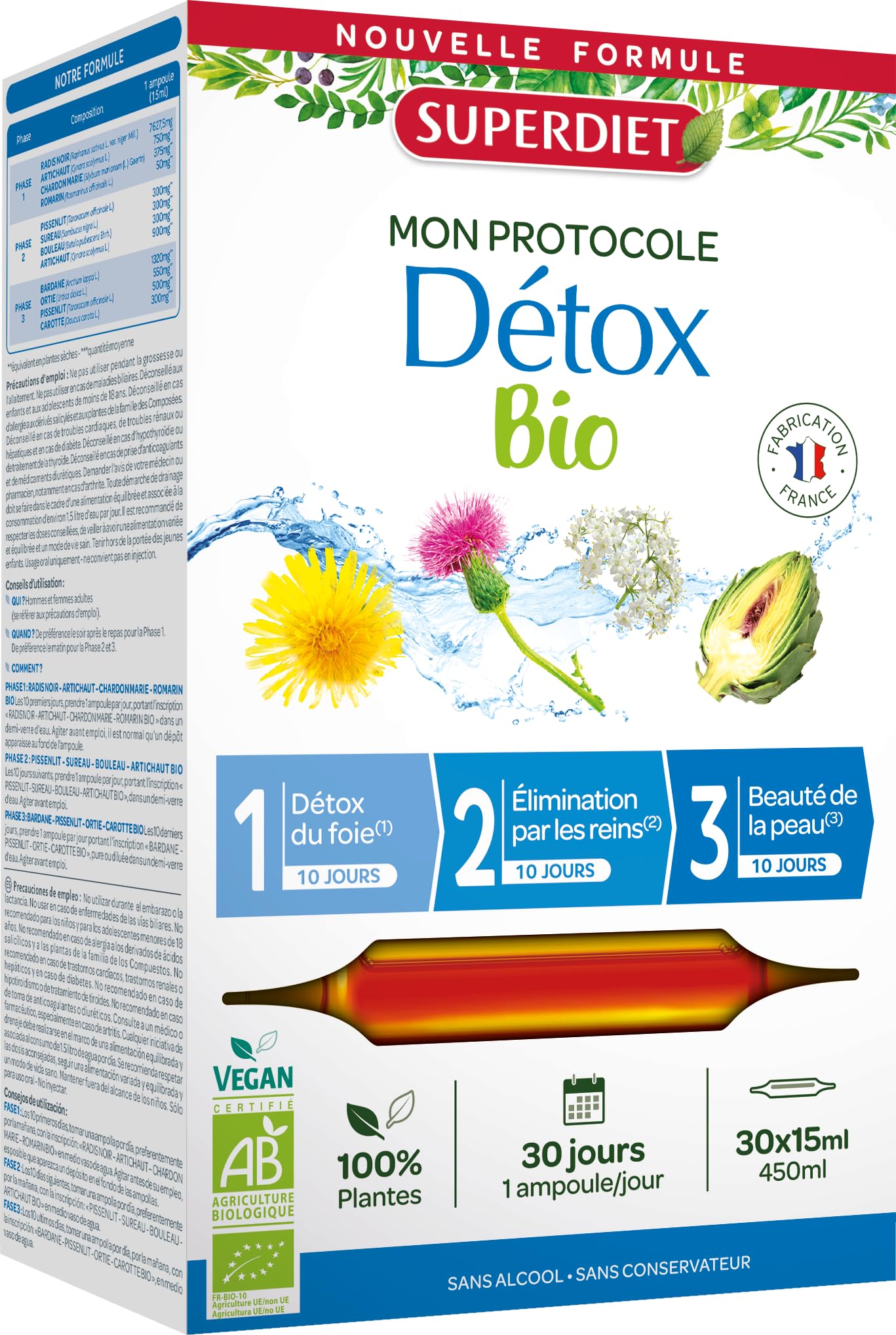 SUPERDIET - PROTOCOLE DÉTOX BIO – Détox - Programme en 3 Phases ...
