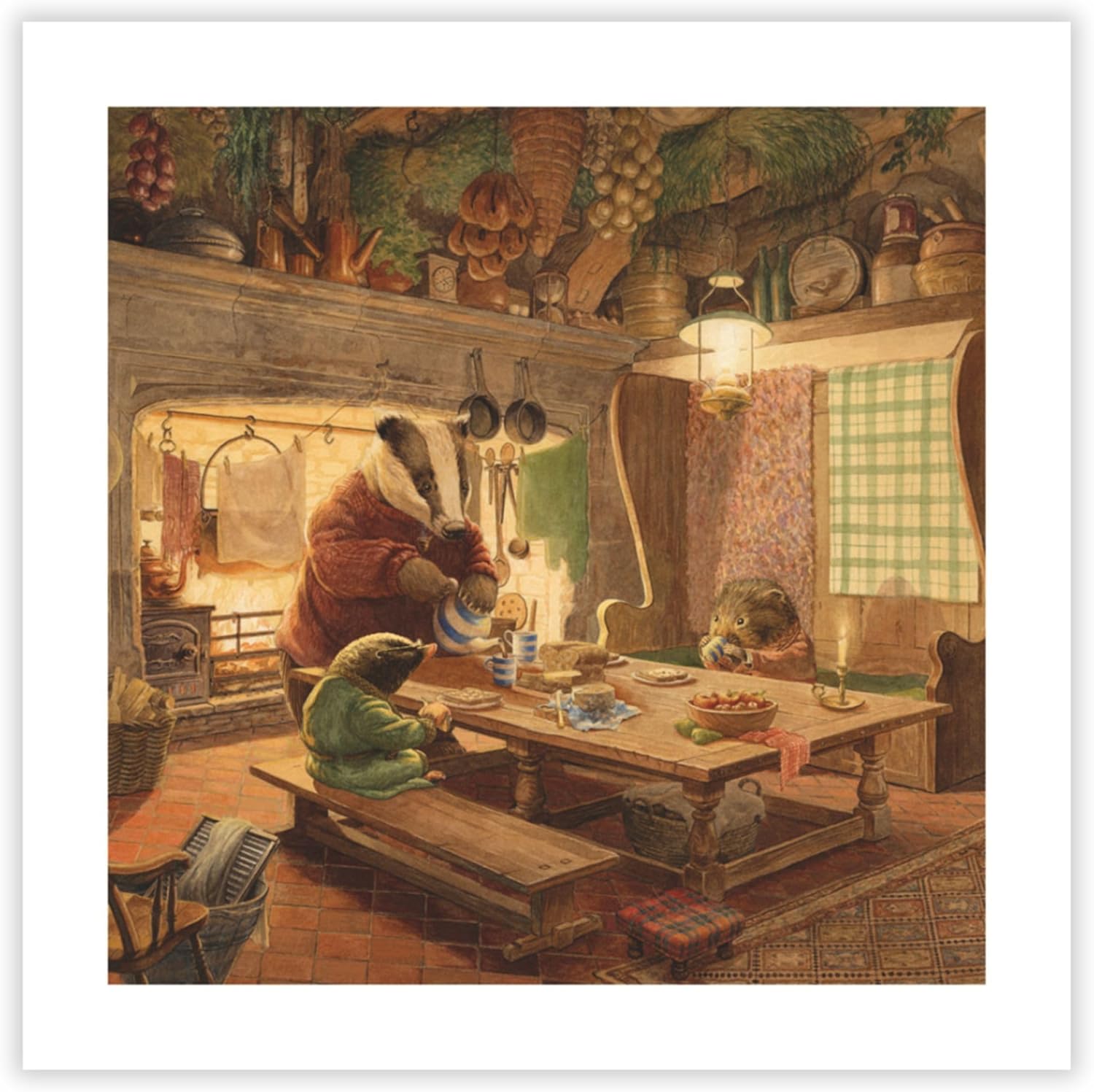Museums & Galleries Charity Christmas Cards Pack of 8 - 'The Wind in ...