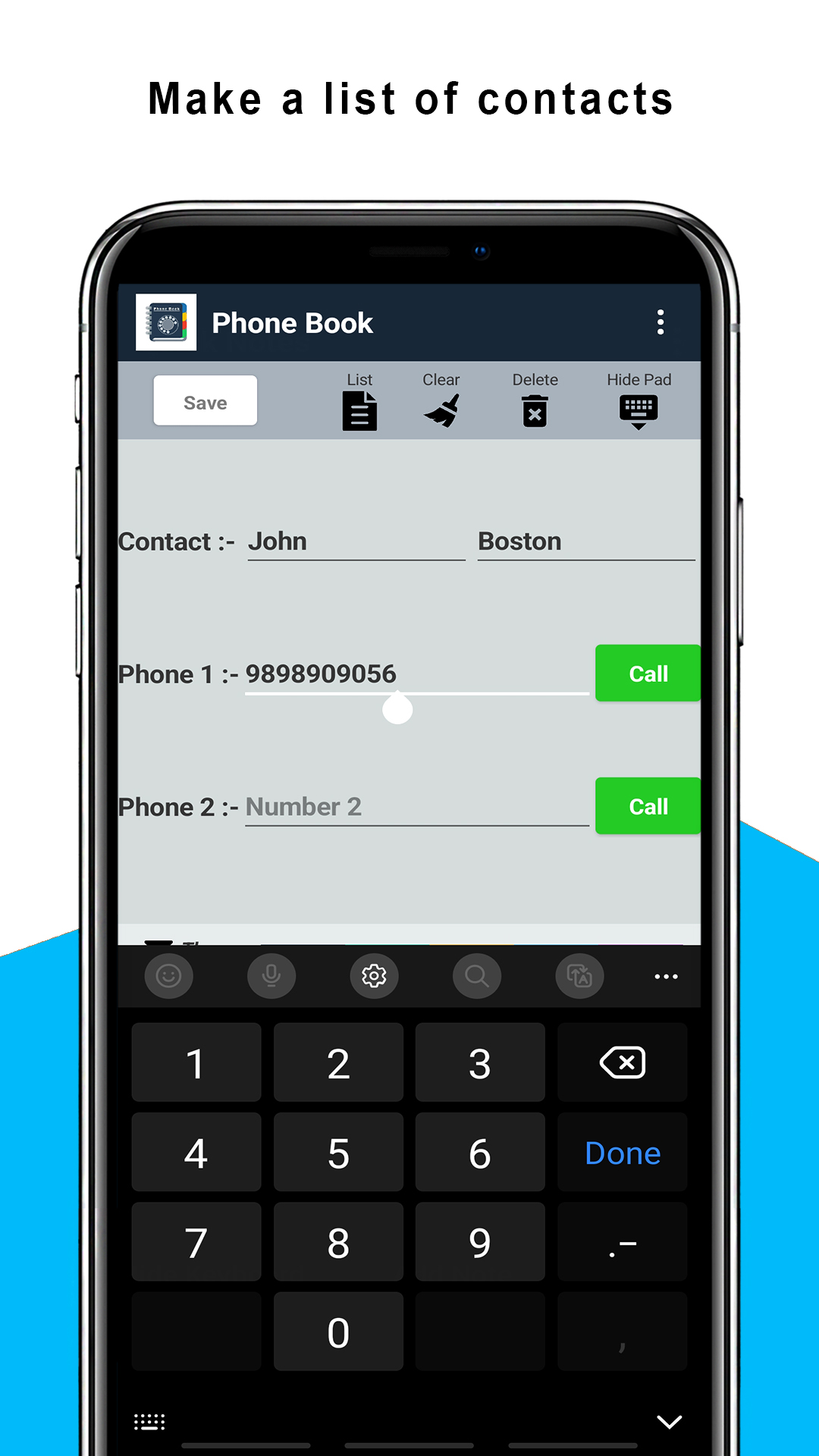 Phone Book - App on the Amazon Appstore