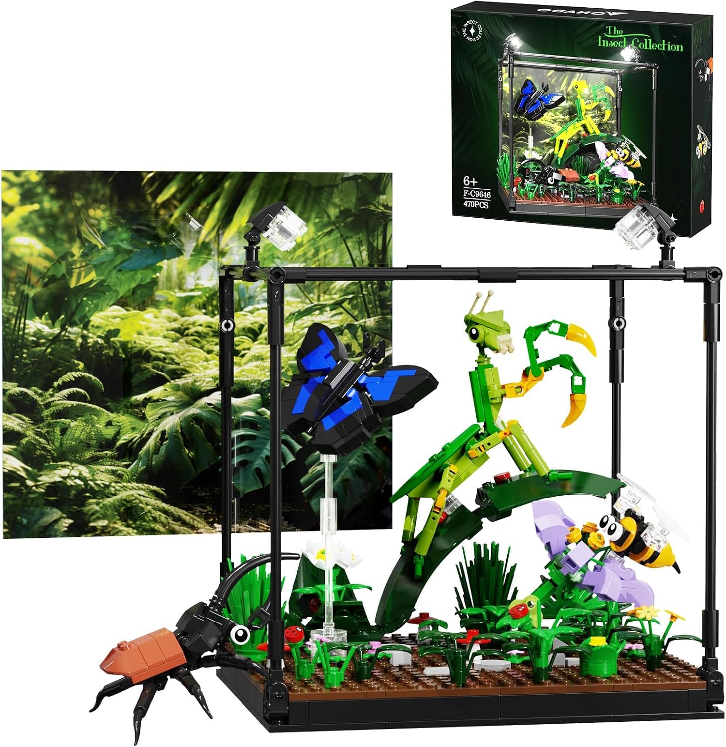 Amazon.com: Insect Collection Building Set for Adutls, Compatible with ...