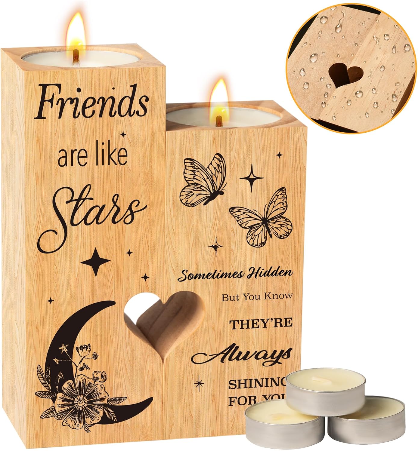 Amazon.com: Friendship Candle for Women - Inspirational Soy Candle Gift ...