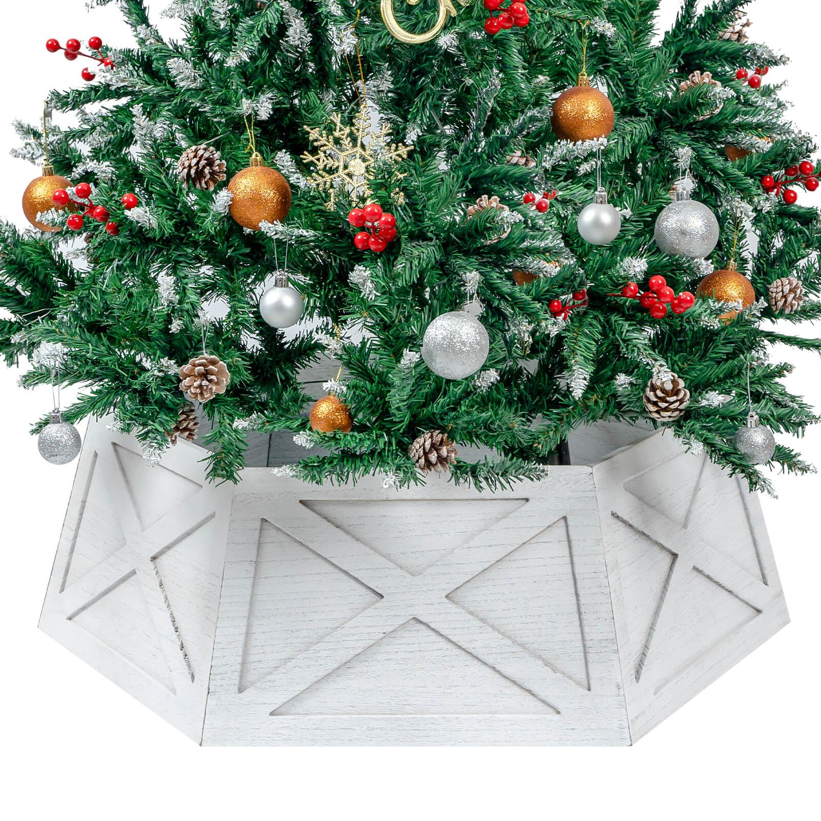 Amazon.com: Kriitools Wooden Tree Collar Box,30" Christmas Tree Collar ...