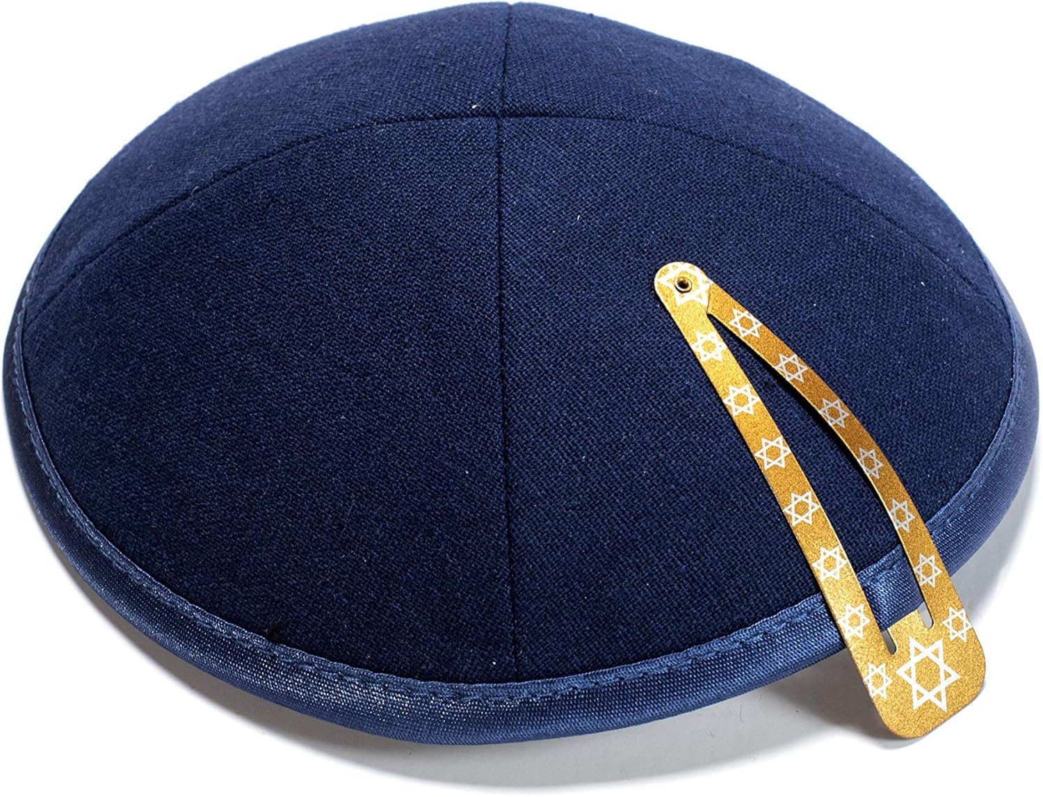 JL Kippha's Elegant Linen Navy Blue Kippah Yarmulke Jewish Yamaka Kippa Israel Cap Judaica w ...