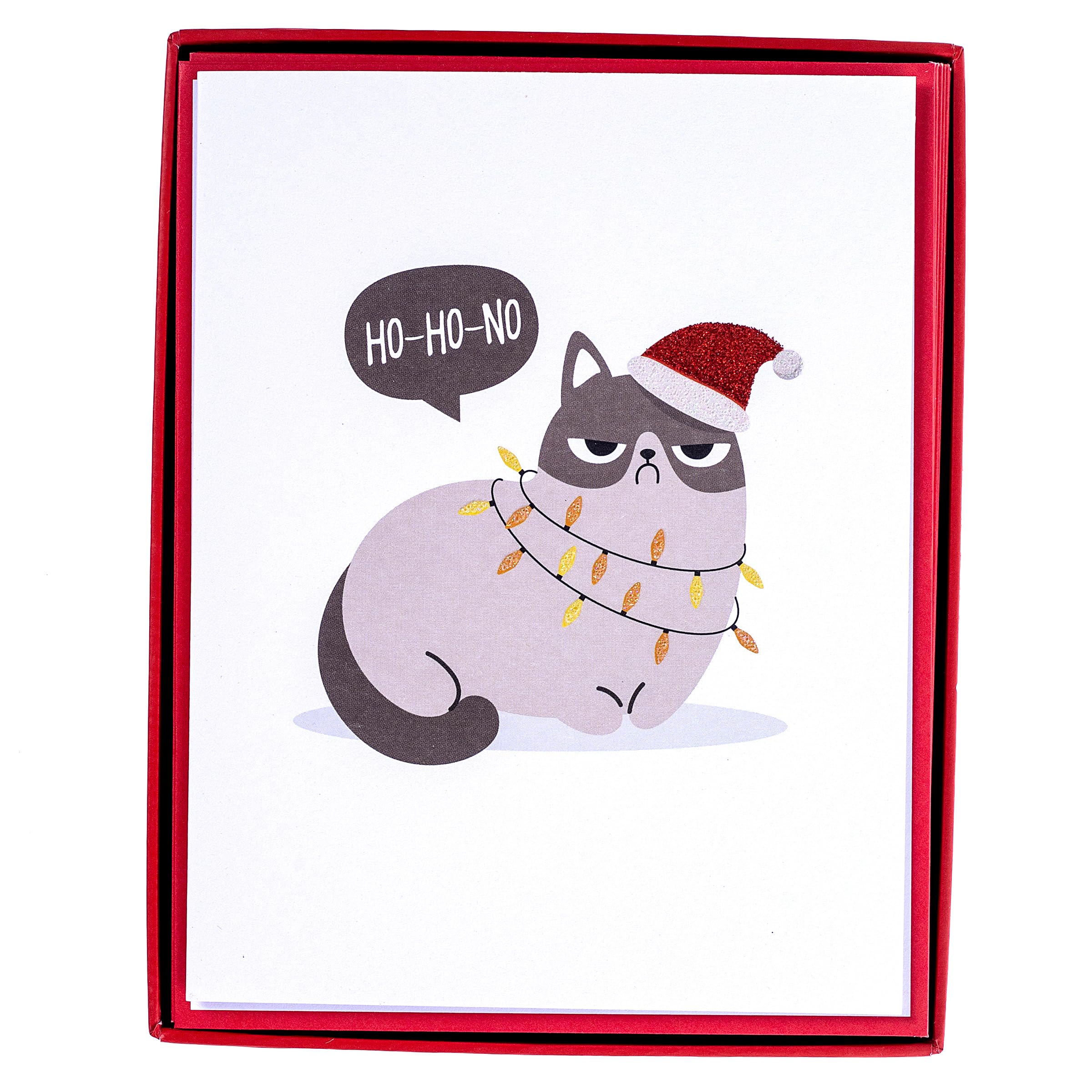Snapklik.com : Graphique Grumpy Cat Holiday Cards Pack Of 15 Cards