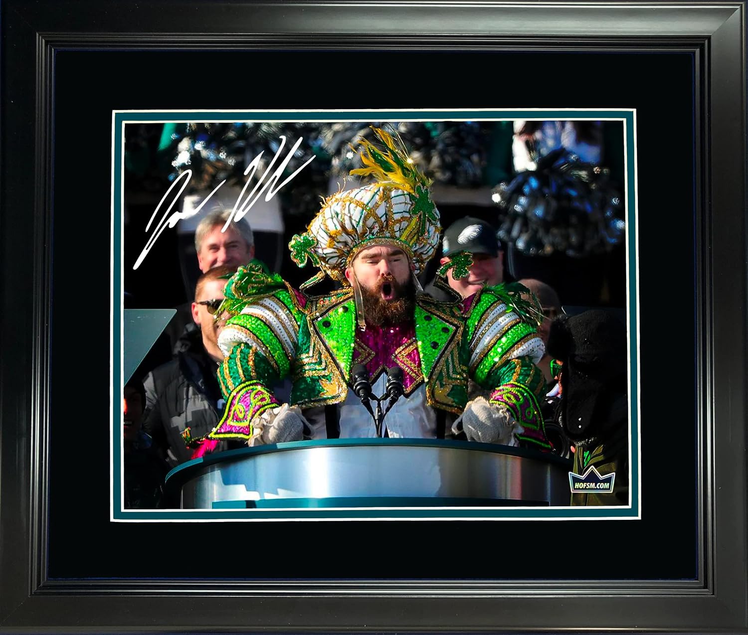 Framed Jason Kelce Philadelphia Eagles Mummers Parade Speech Facsimile ...