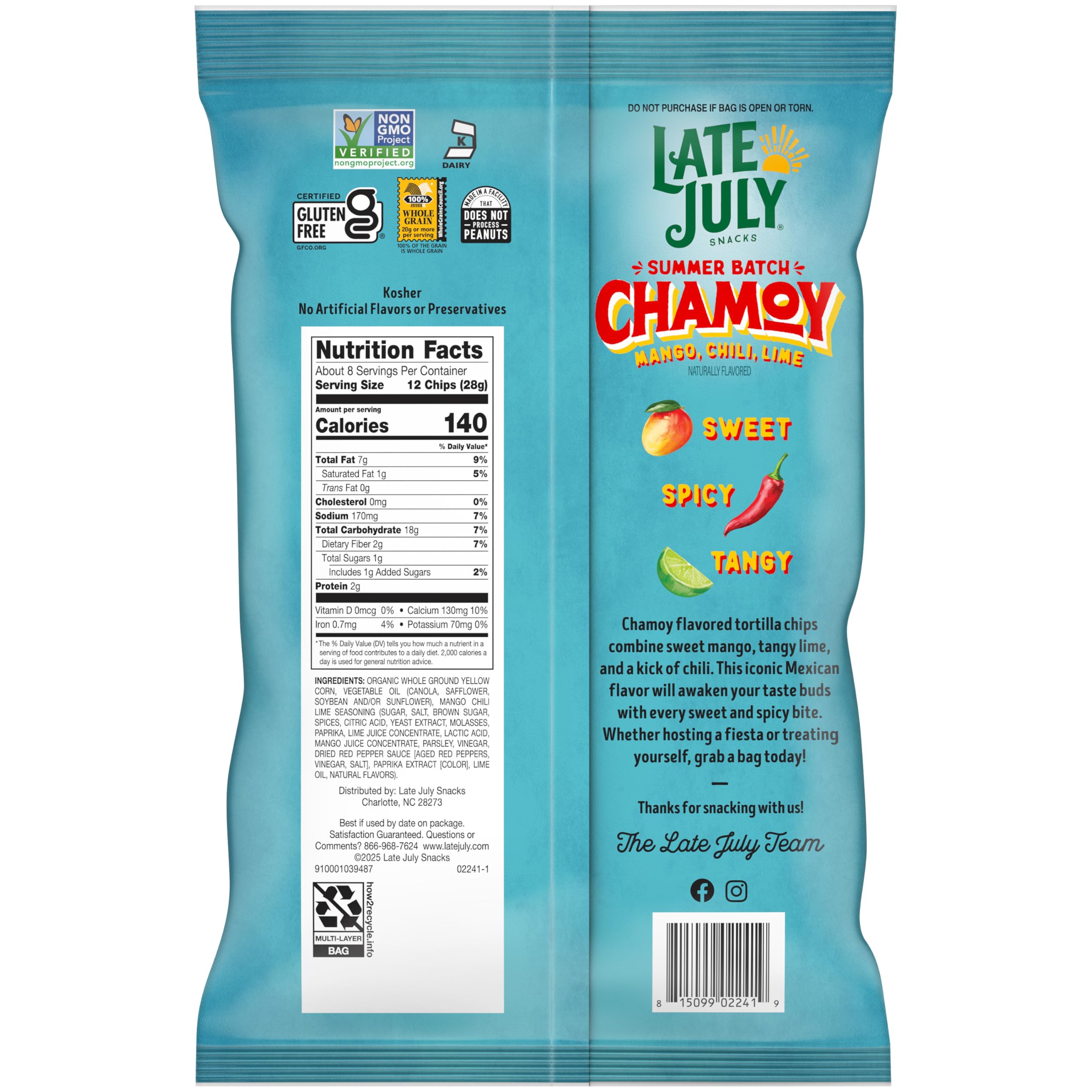 Snapklik.com : Late July Chamoy Flavored Tortilla Chips