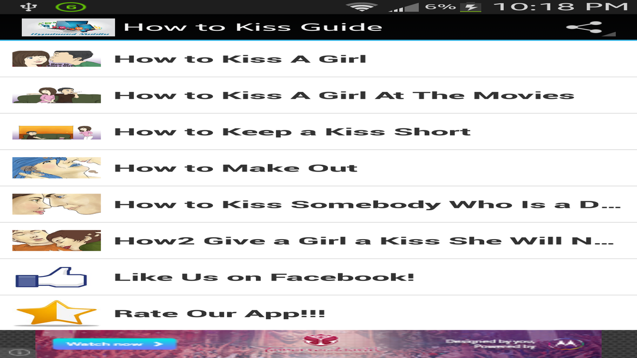 How to Kiss Guide - App on Amazon Appstore