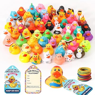 Amazon.com: Umbresen Rubber Ducks Bath Toy in Bulk, Assortment Jeep ...