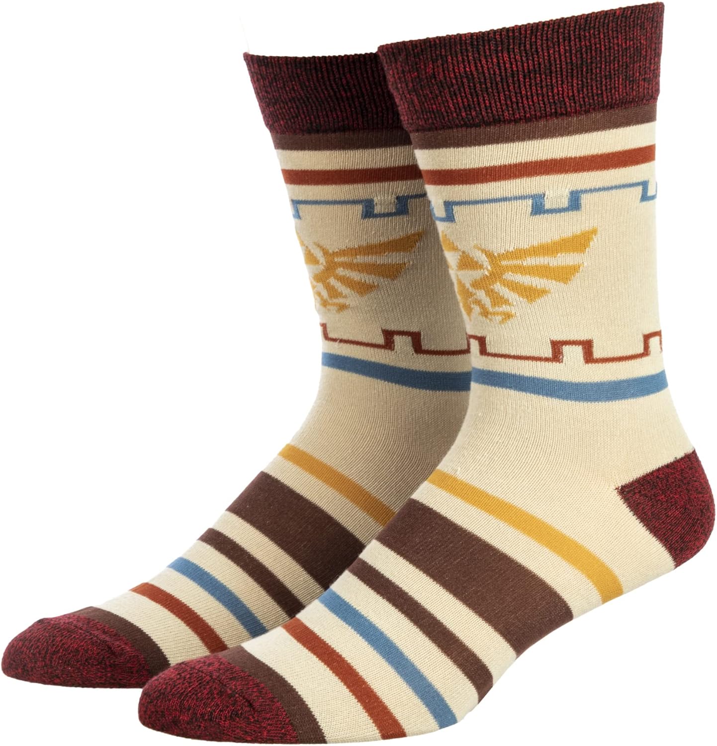 The Legend of Zelda Hylian Crest Crew Socks : Amazon.ca: Clothing ...