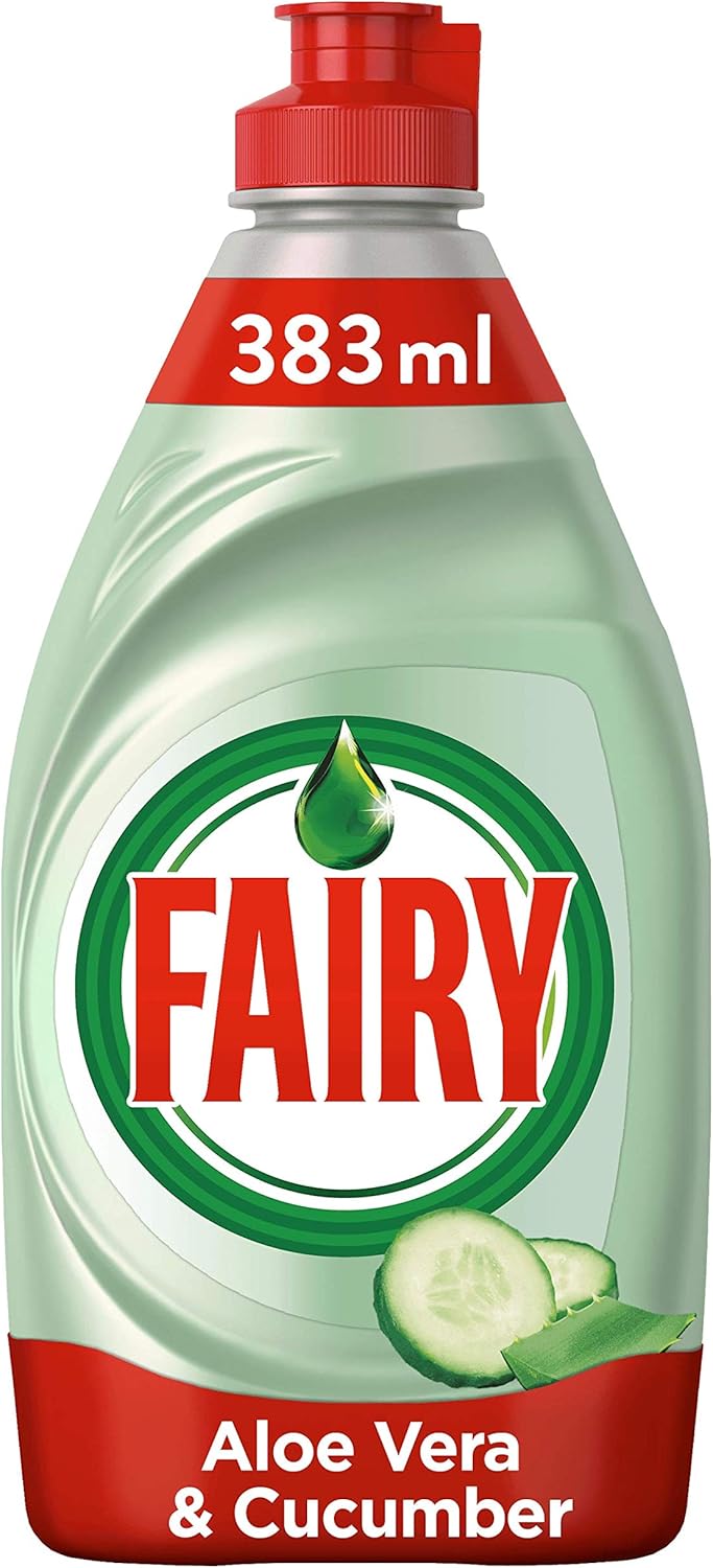 Fairy Clean and Care Washing Up Liquid Aloe Vera and Cucumber with ...