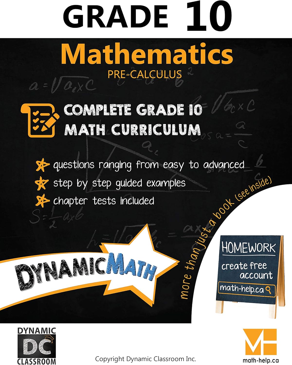 Dynamic Math Workbook - Complete Grade 10 Mathematics Curriculum (AB ...