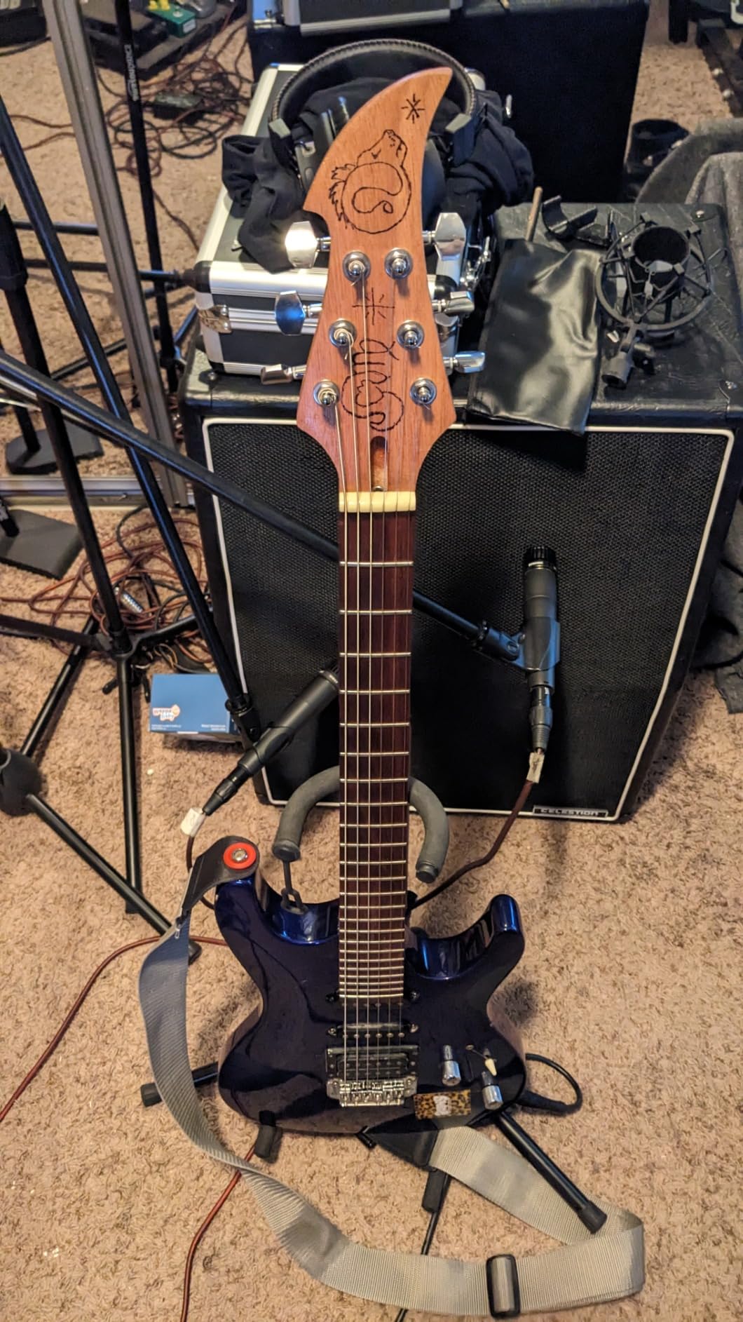 Amazon.com: Yinfente Baritone Guitar Neck 24 Fret 27 inch Mahogany Wood ...