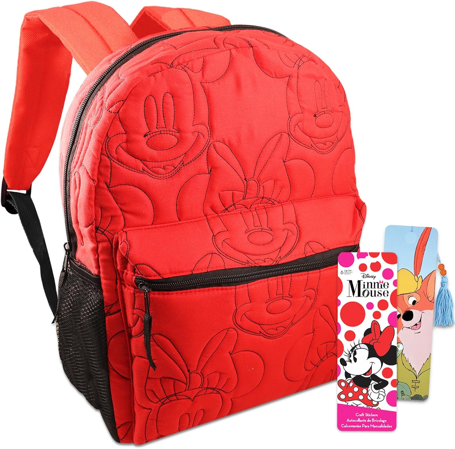 Amazon.com | Minnie Mouse School Backpack for Girls 16 Inches - Bundle ...