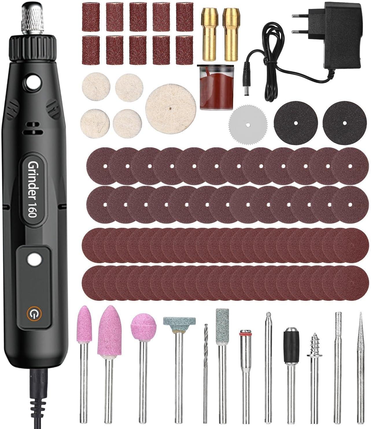 Utensile Rotante Multifunzione, Mini trapano elettrico con 104 ...