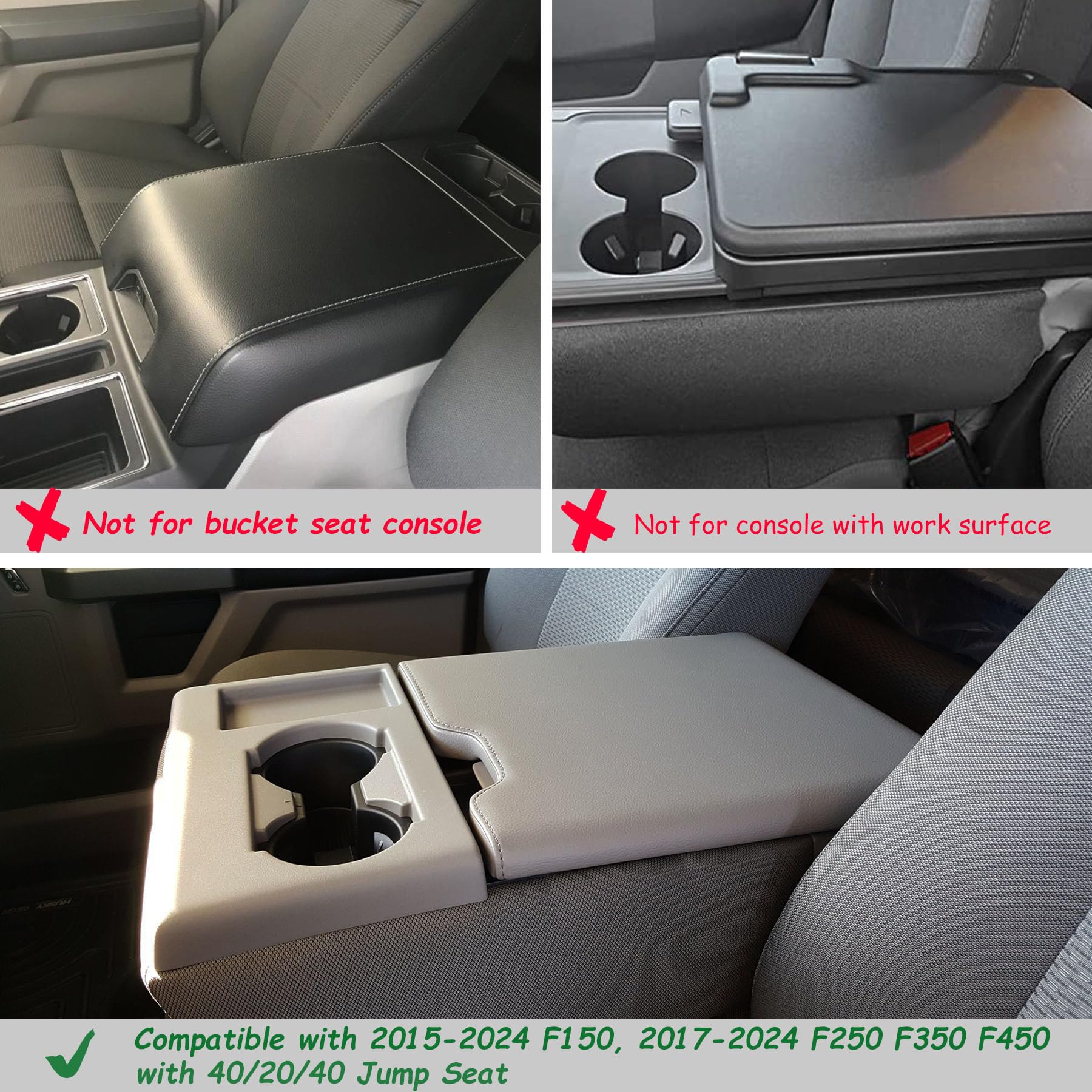 Snapklik.com : Zxiaochun Center Console Cover For Ford F150 2015-2025 ...