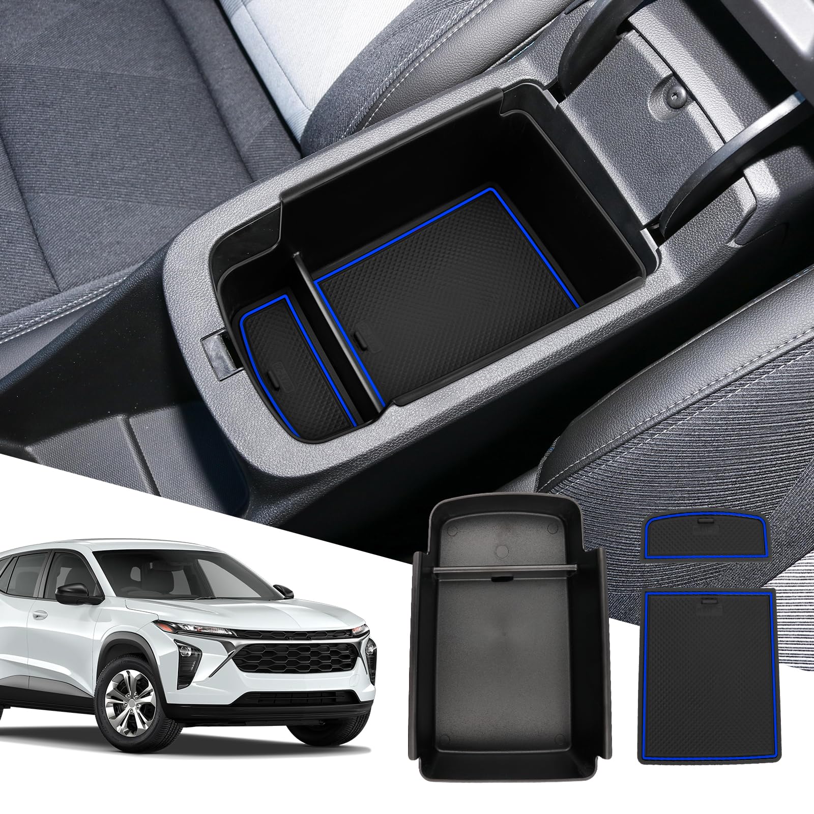 Snapklik.com : SXCY Fit For 2024 2025 Chevy Trax Center Console ...