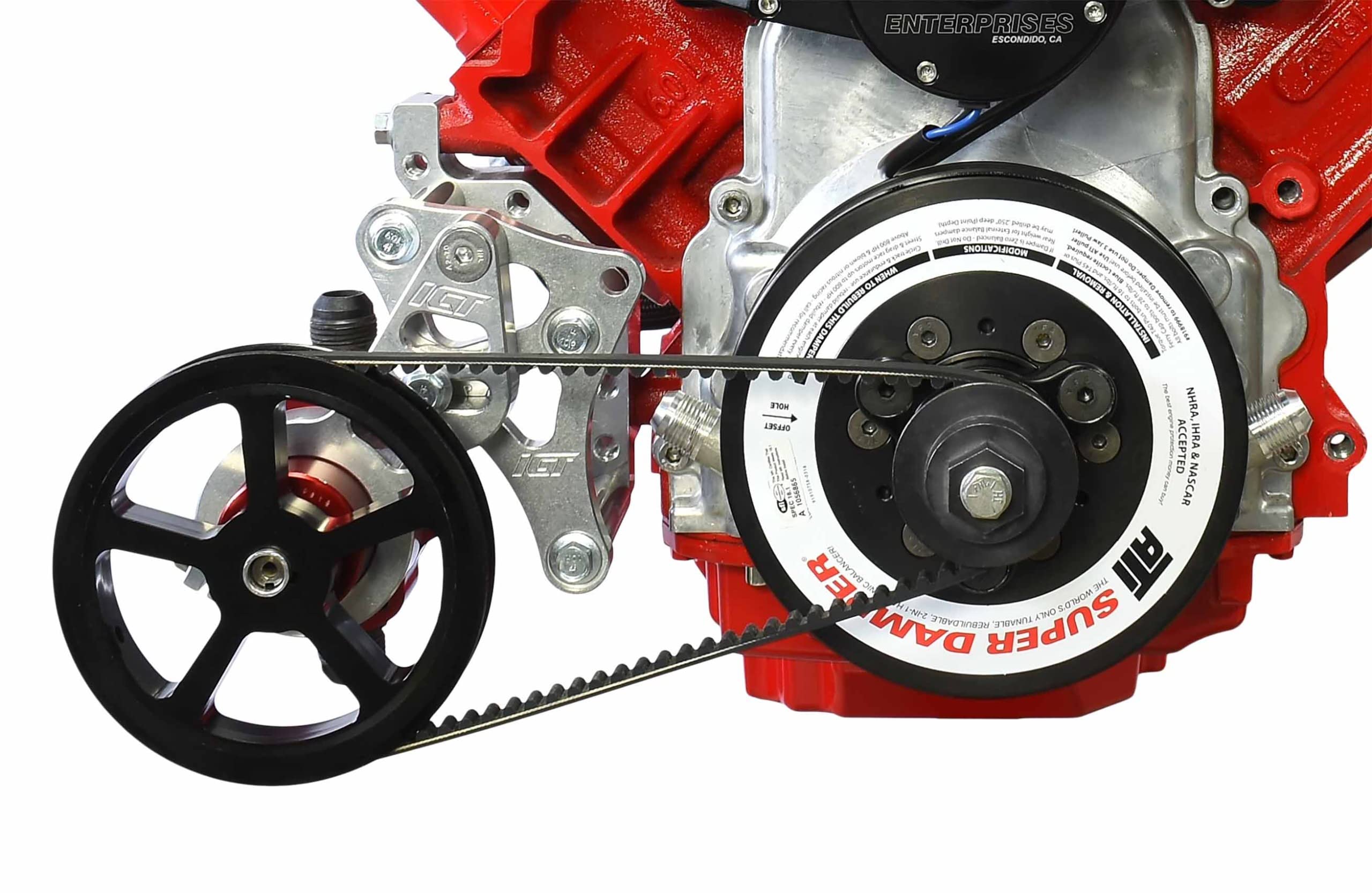 Amazon.com: ICT Billet Aluminum LS Engine Low Mount Passenger Side ...