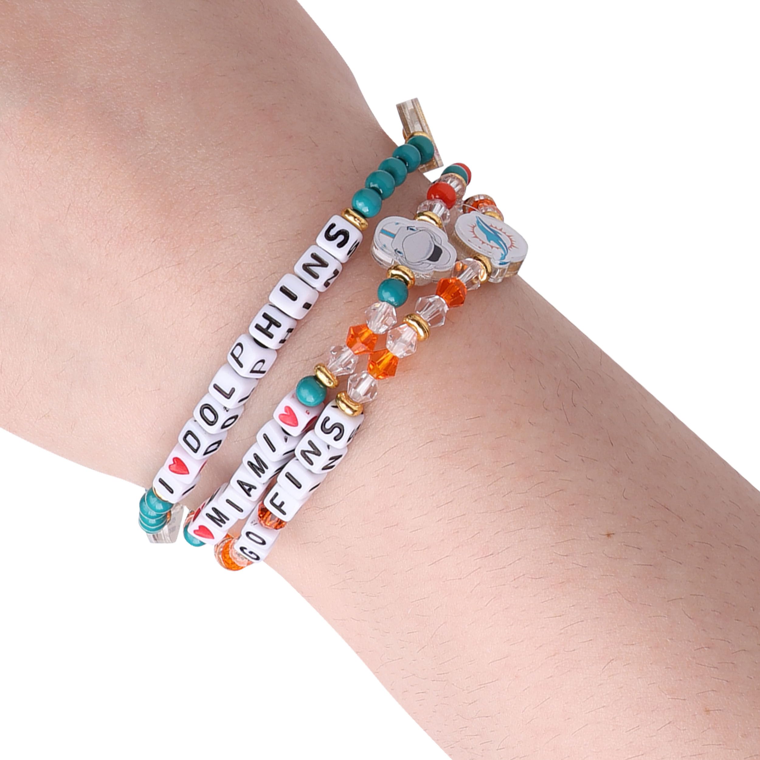 Snapklik.com : Miami Dolphins NFL 3 Pack Team Friendship Bracelet