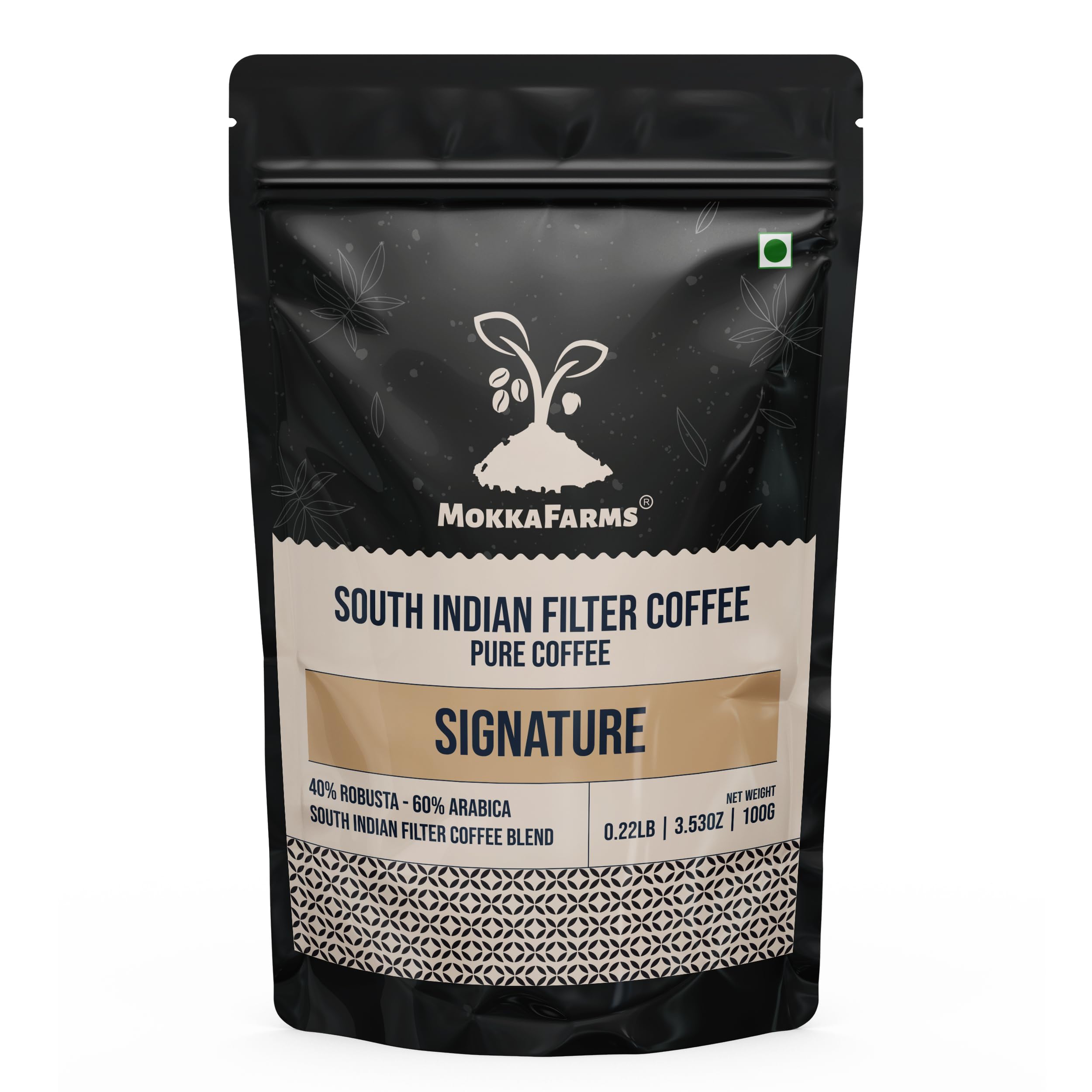 MokkaFarms South Indian Filter Coffee Powder 100g - Signature Coffee ...