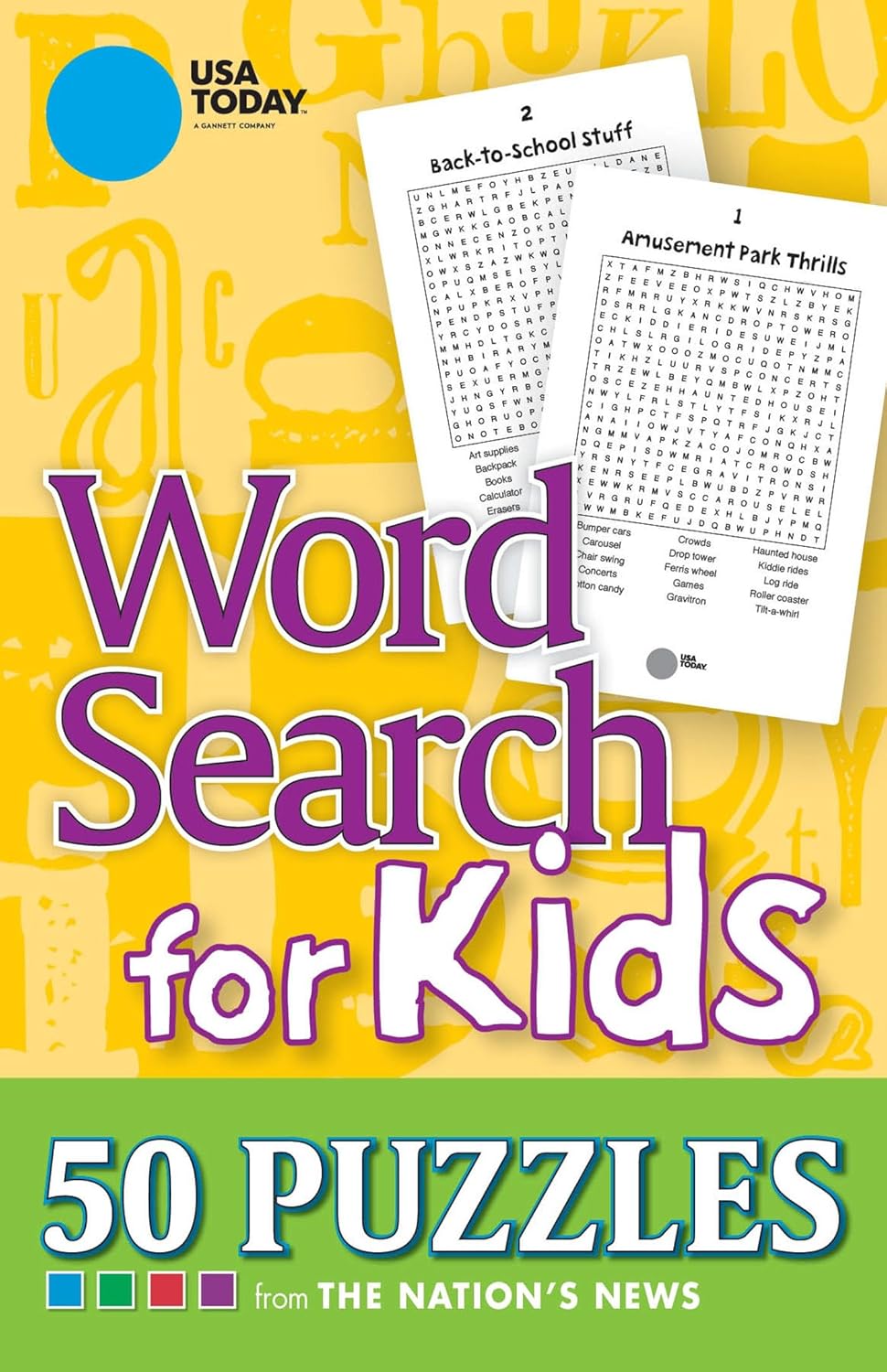 USA TODAY Word Search For Kids 50 Puzzles USA TODAY Amazon de B cher