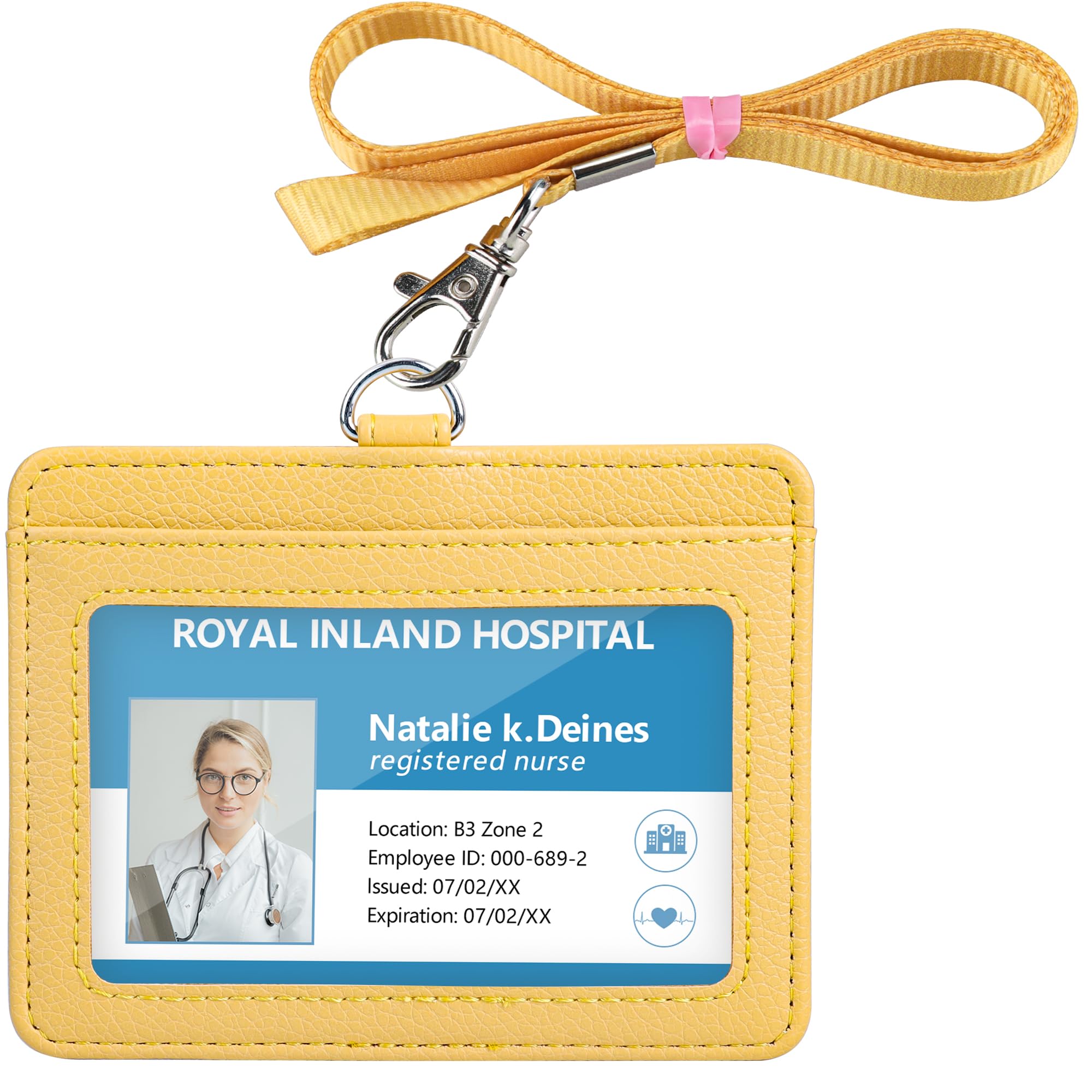 Teskyer Card Holder with Lanyard, ID Badge Holder, Oyster Card Holder ...