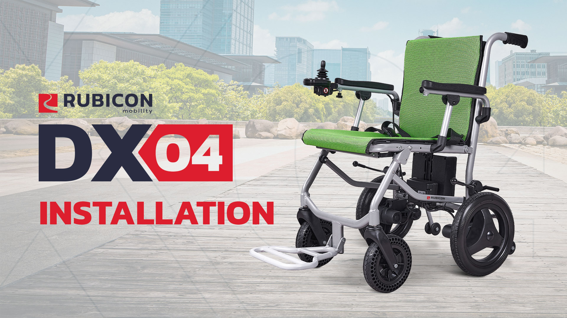 Watch Rubicon DX04 Installation Lightest Electric Wheelchair on Amazon Live