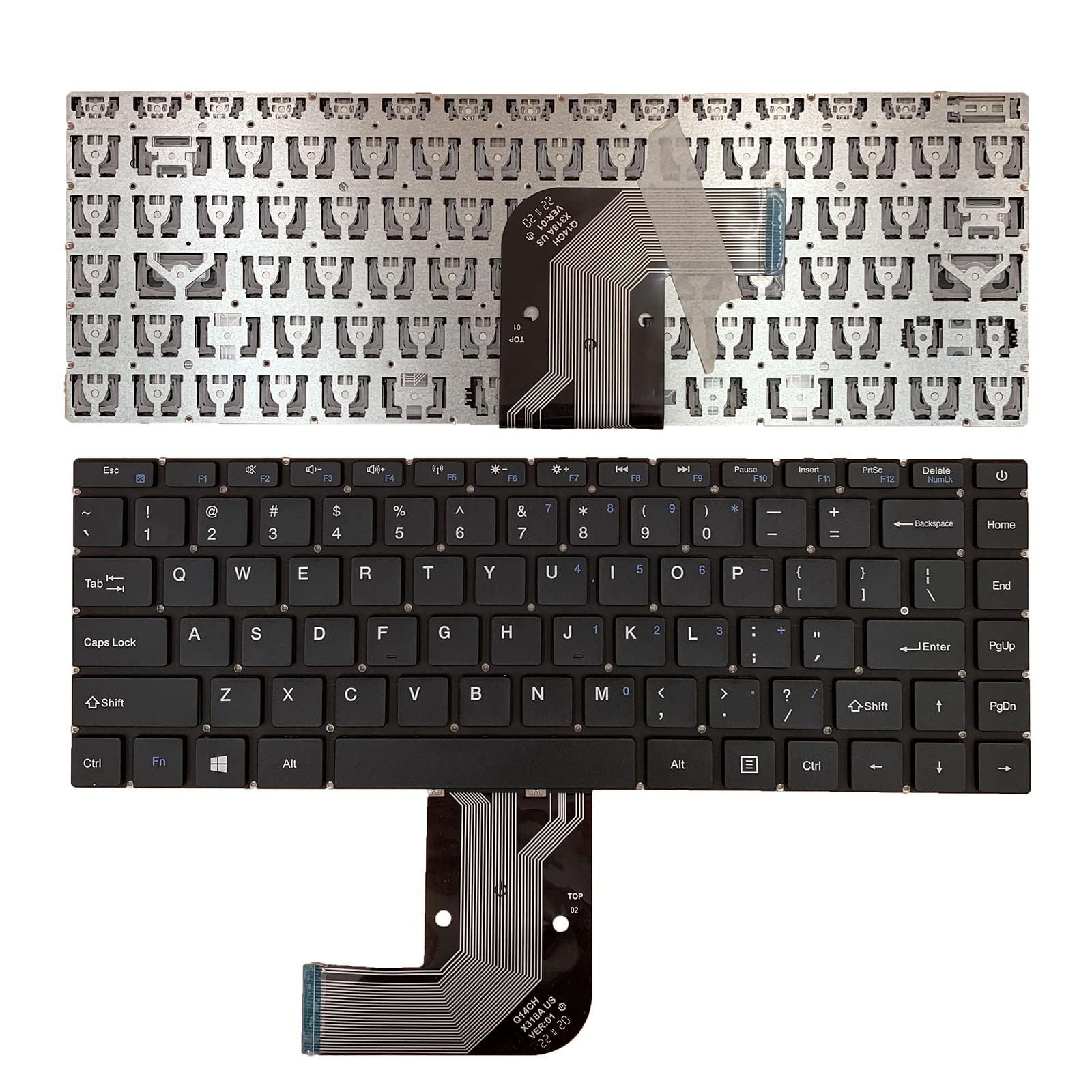 Amazon.com: Siakoocty Laptop Replacement US Layout Keyboard for GATEWAY ...