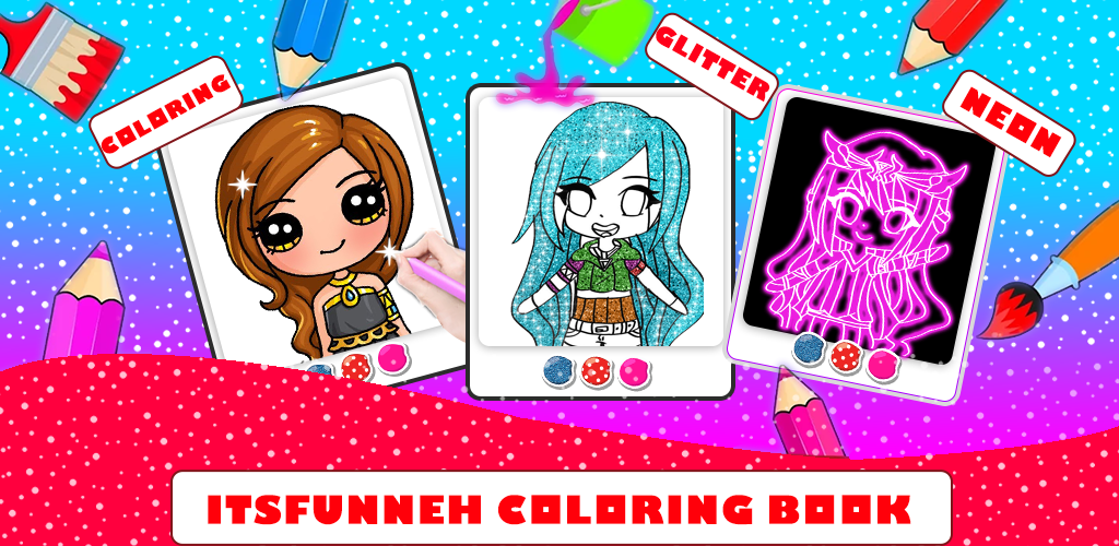 Painting Glitter itsFunneh Coloring Book:Amazon.de:Appstore for Android