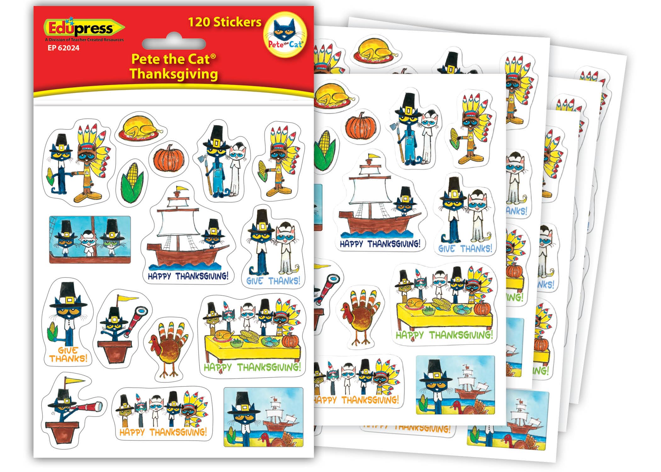 Amazon.com: Teacher Created Resources® Pete The Cat® Thanksgiving ...