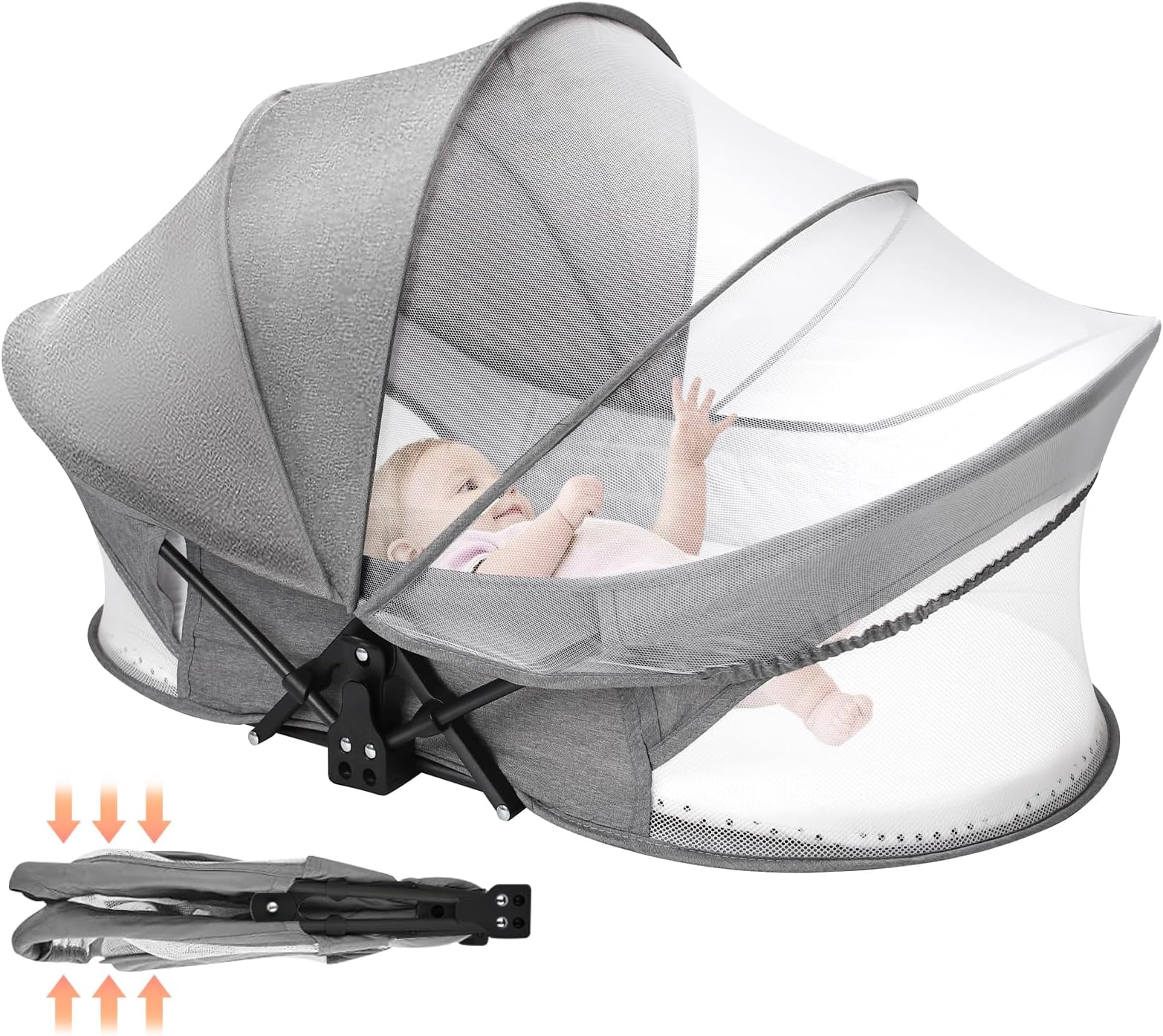 Amazon.com: Munchkin Brica Baby Travel Pod, Grey : Baby