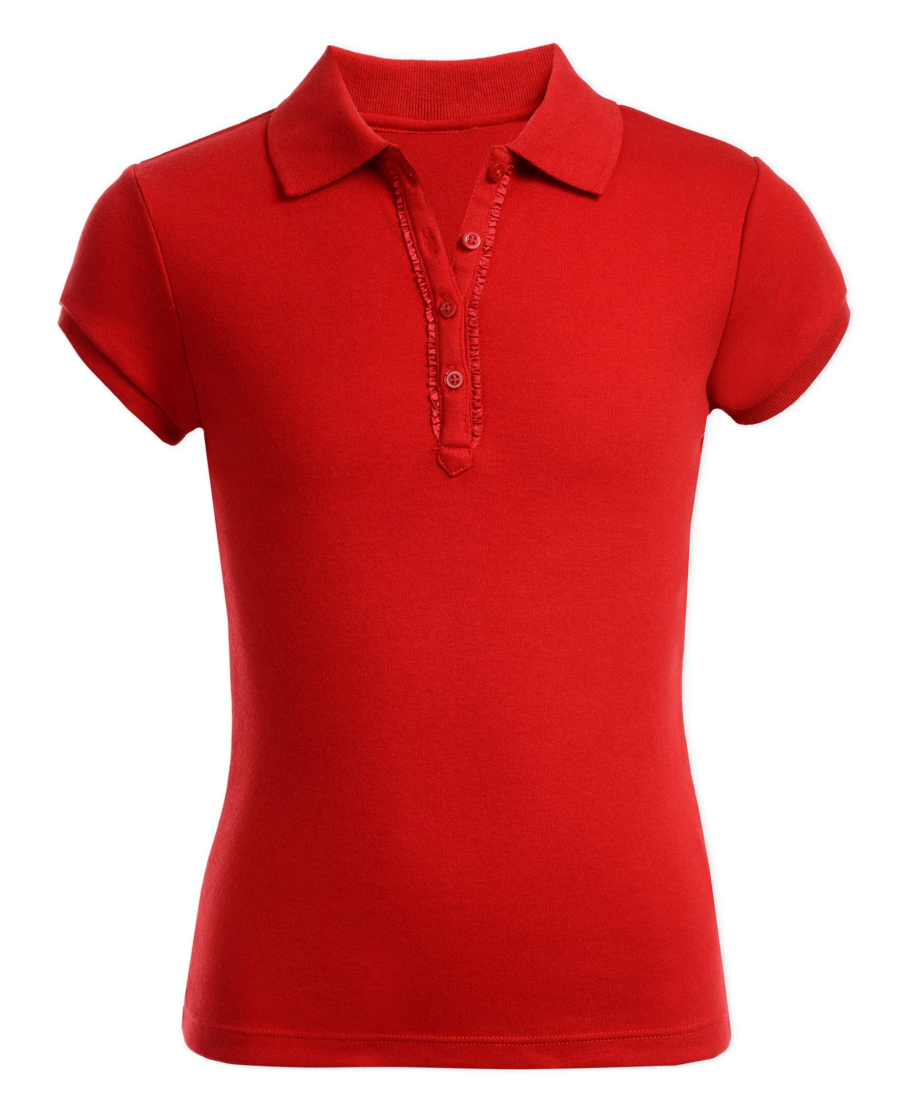 Amazon.com: Nautica Girls' Little School Uniform Short Sleeve Polo with ...