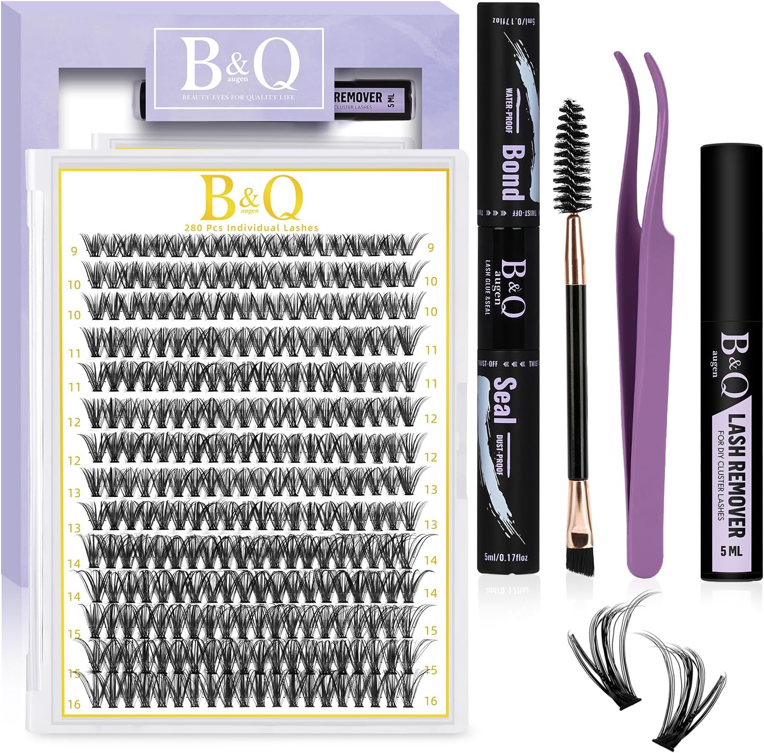 Amazon.com: Lashify Fluffy 12mm Gossamer Eyelash Extensions Refill ...