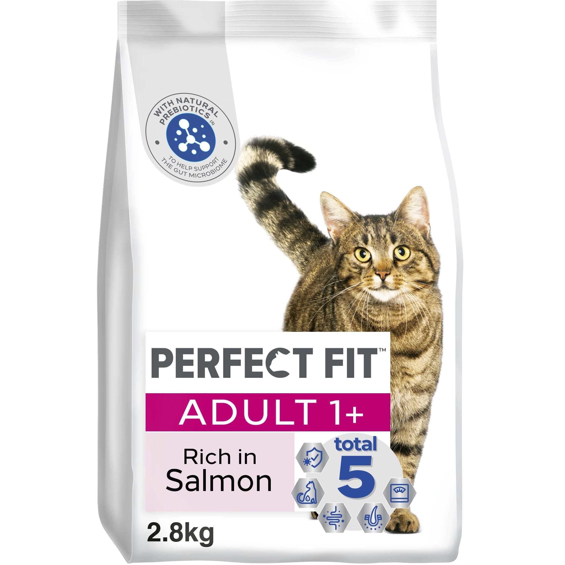 Perfect Fit Adult 1+ Complete Dry Cat Food for Adult Cats Aged 1+ Years ...