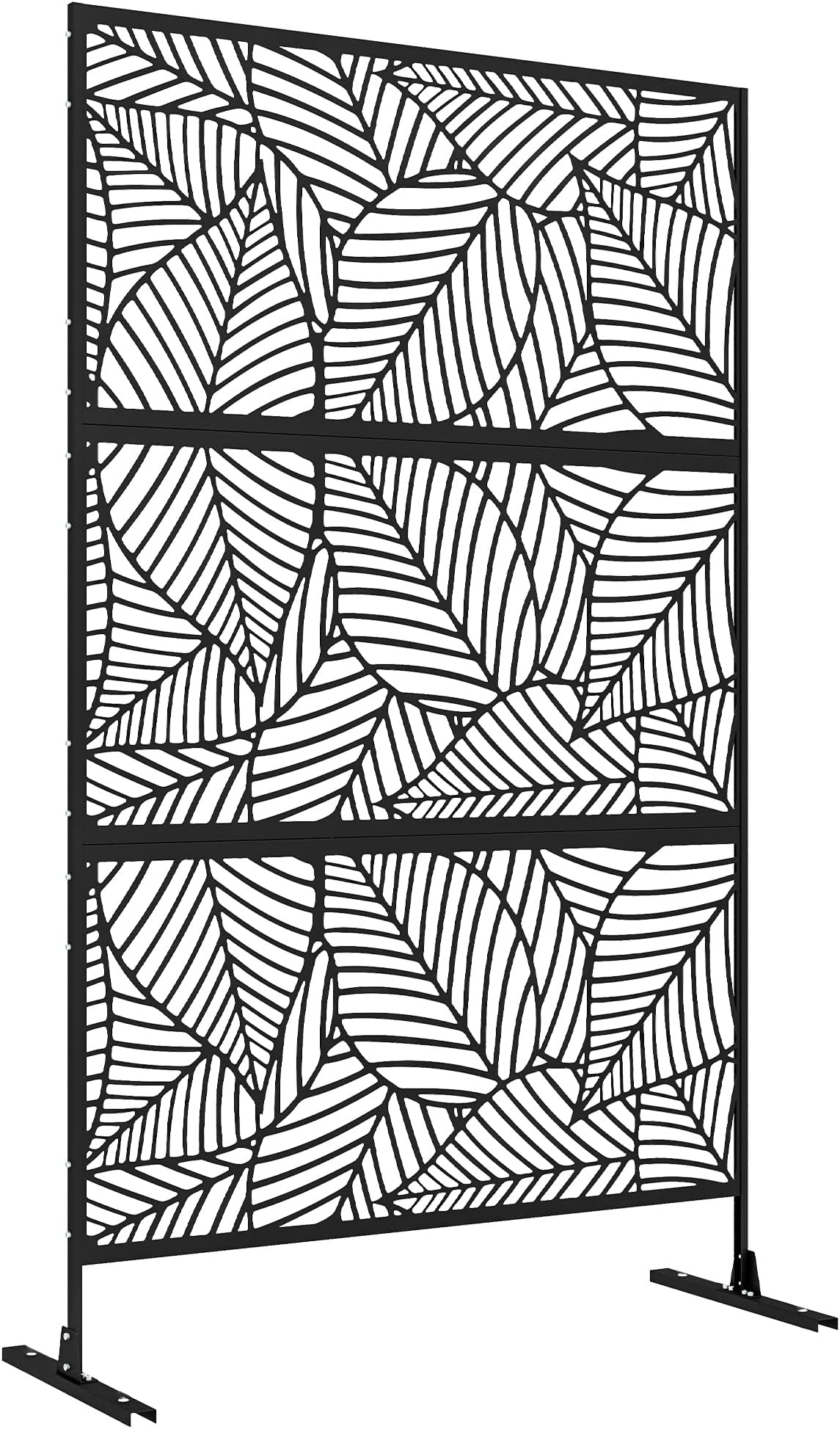 Outsunny Raumteiler 3-teilig 122 x 198 cm Balkon Sichtschutz ...