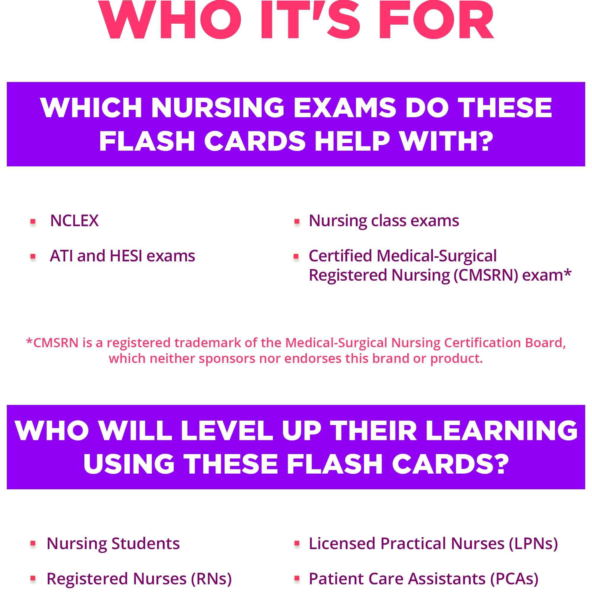 Snapklik.com : Level Up RN Med-Surg Flash Cards No Fluff Only Essential ...