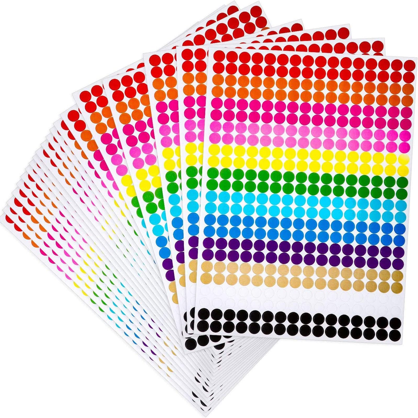 Amazon.com : Avery Removable Color Coding Labels, 0.25 Inches, Assorted ...