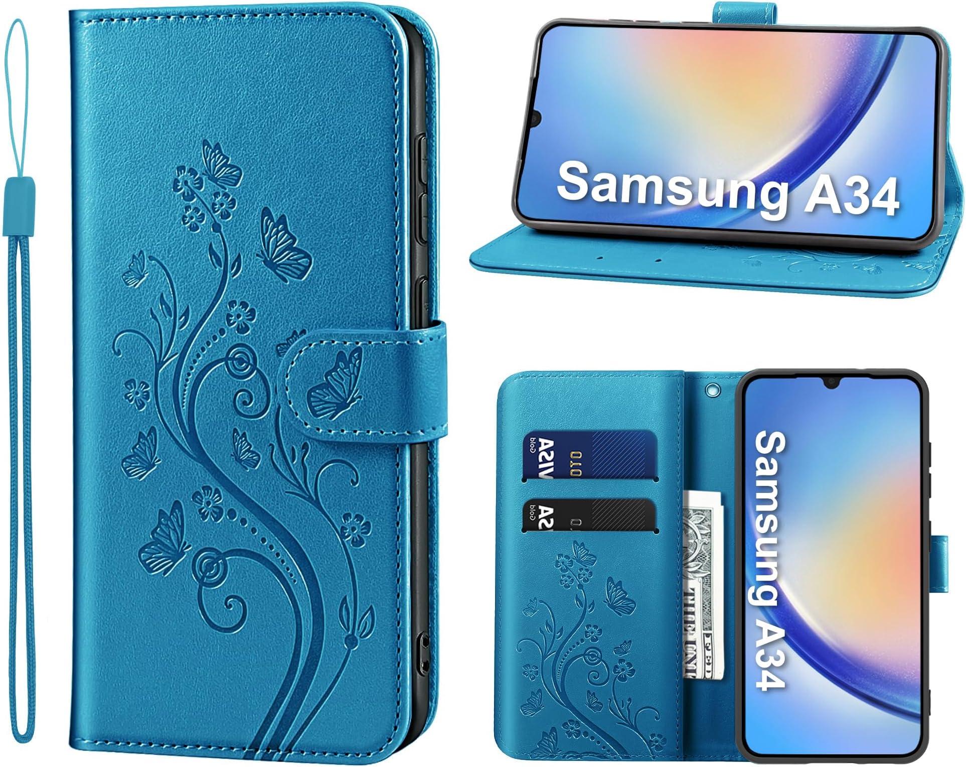 KRAFTCARE Handyhülle für Samsung Galaxy A34 5G Hülle, für Galaxy A34 5g ...