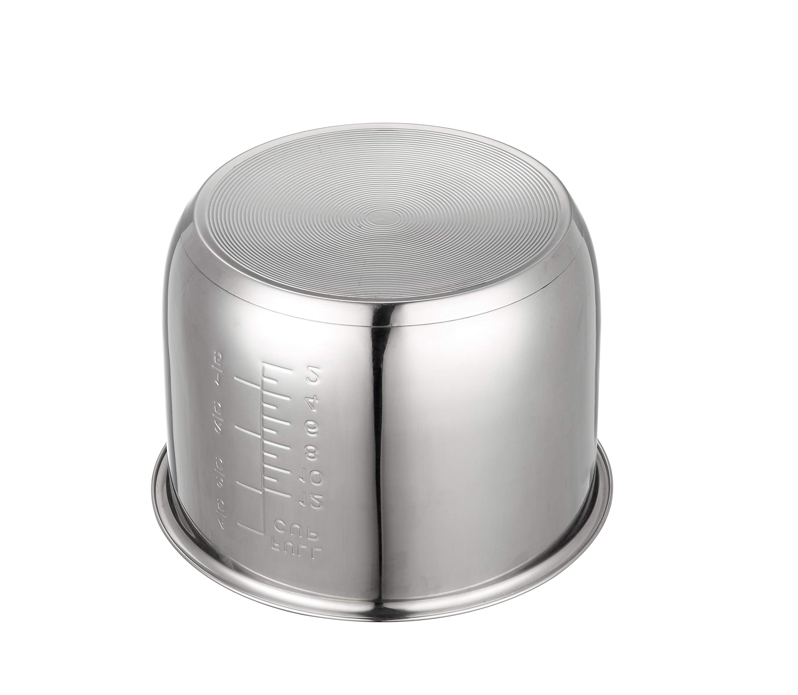 "GJS Gourmet Stainless Steel Inner Pot Compatible with 6 Quart Ambiano ...