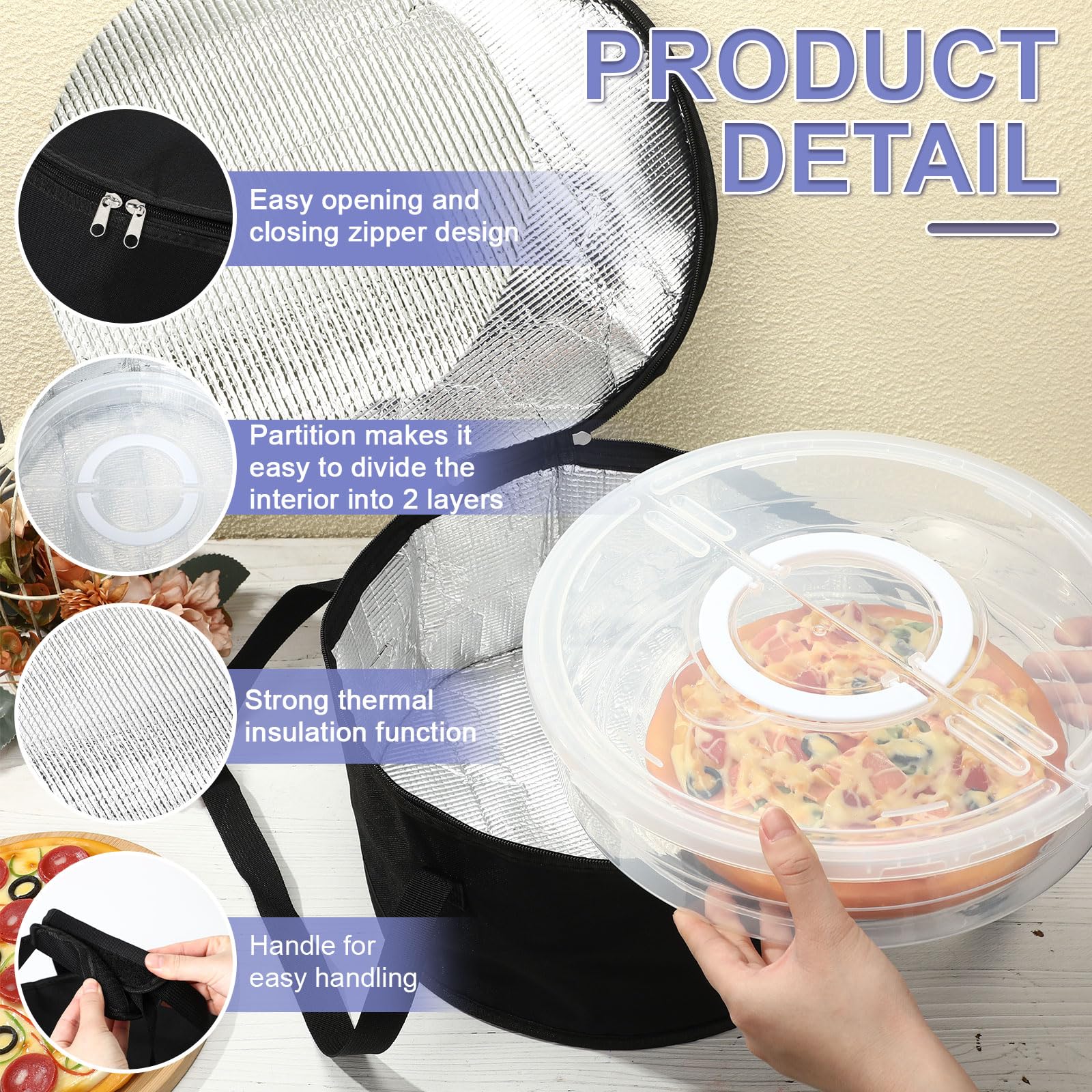 Snapklik.com : Pickmesh 12 Inch Pie Carrier