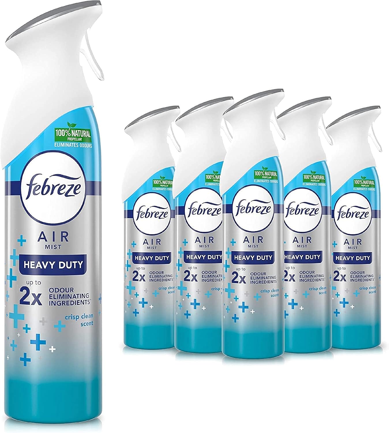 Désodorisant vaporisateur puissant Febreze de 300 ml – Lot de 6 ...