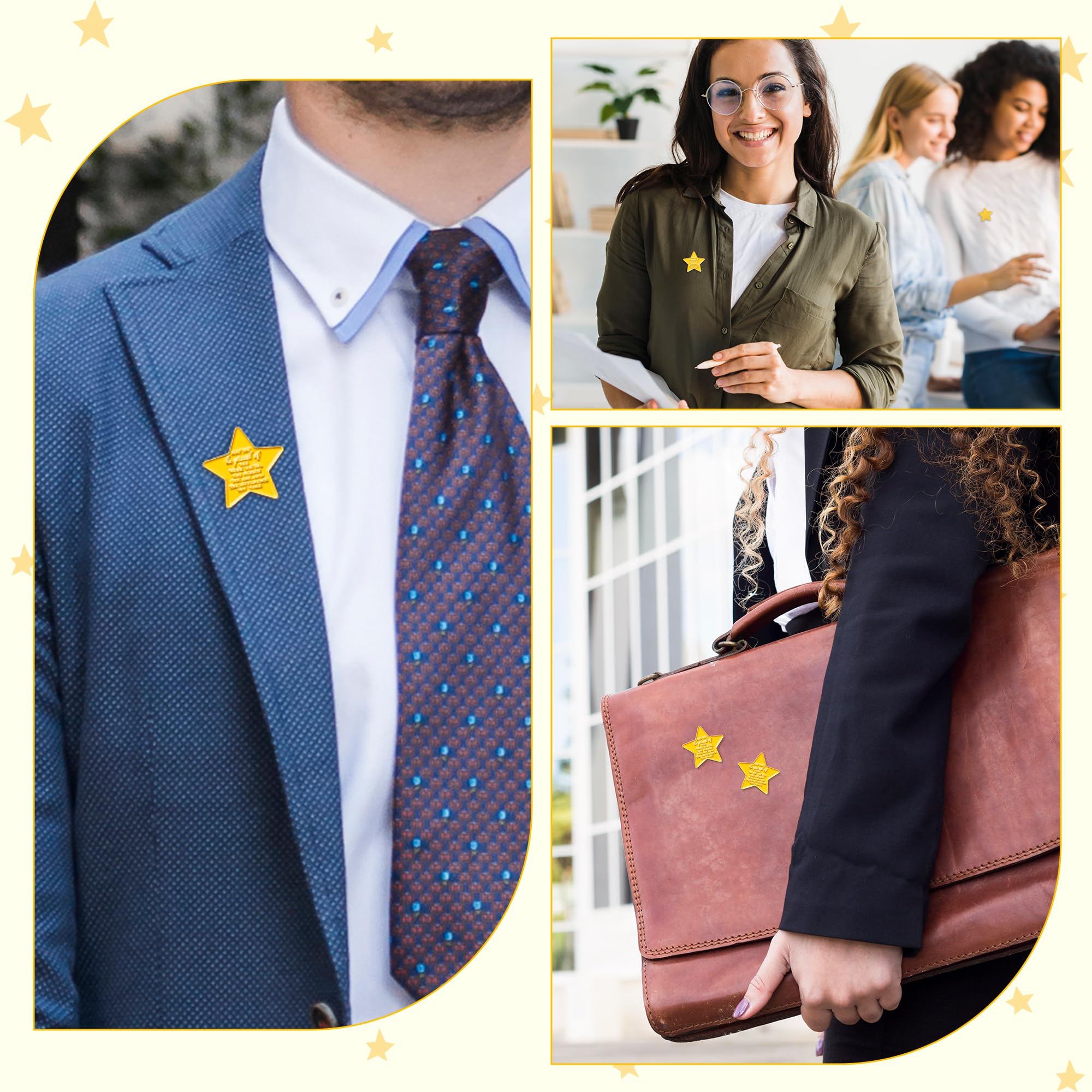 Snapklik.com : 30Sets Employee Pin Thank You Gifts, Star Lapel Pins ...