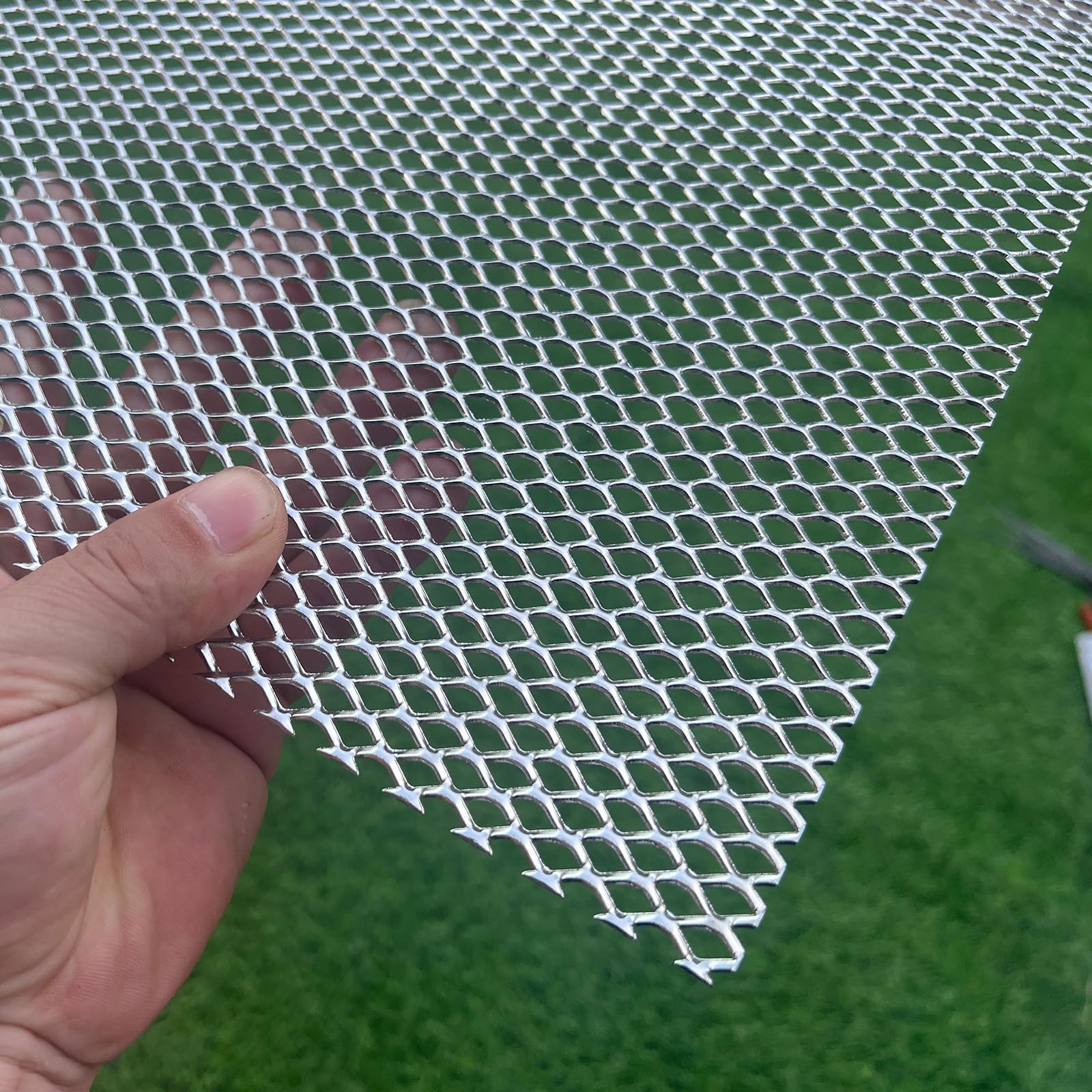 Snapklik.com : 30"x15" Stainless Steel Expanded Metal 19 Gauge 0.2"x0.4 ...